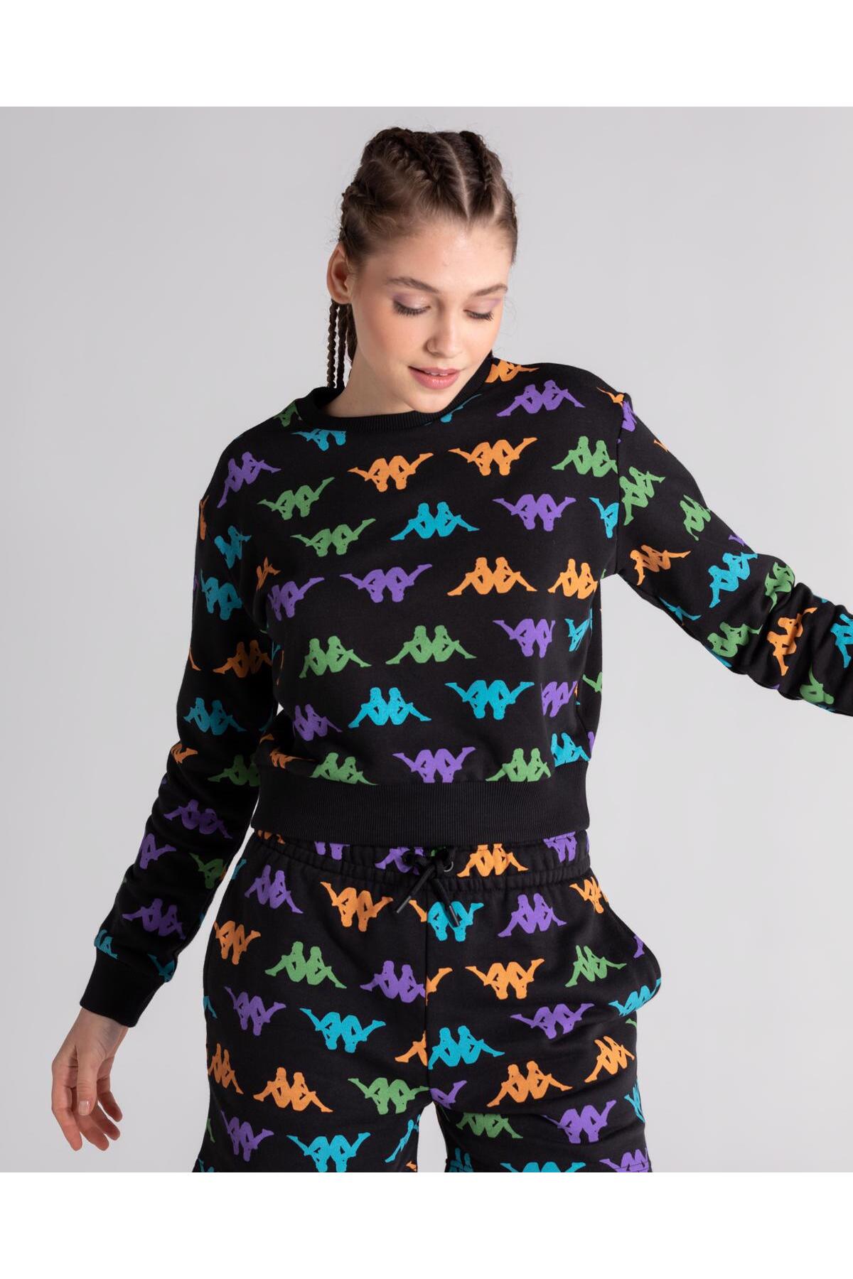 Kappa Authentic Blackoncol Kadın Siyah Regular Fit Sweatshirt Fiyatı ...