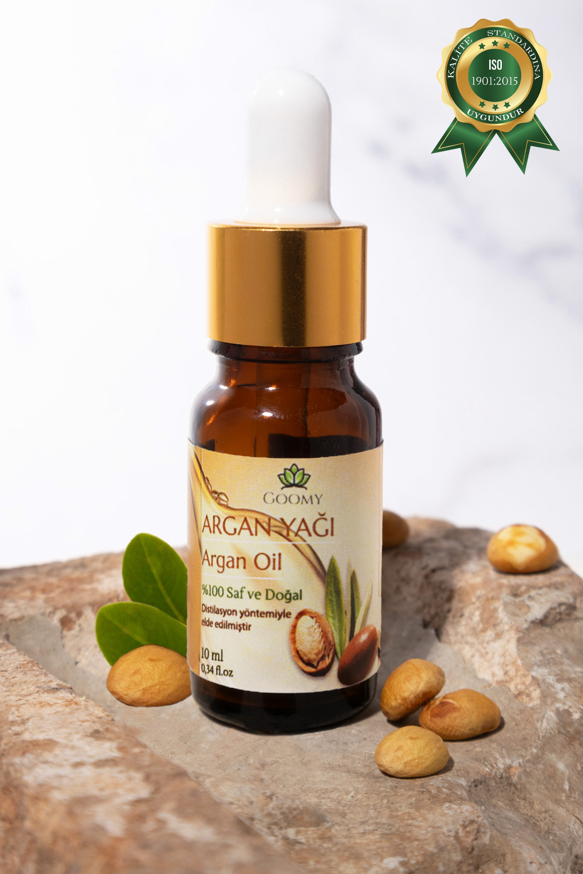 GOOMY Argan Yağı Soğuk Sıkım 10 ml %100 Saf ve Doğal Argania Spinosa Oil - Fiyatı, Yorumları
