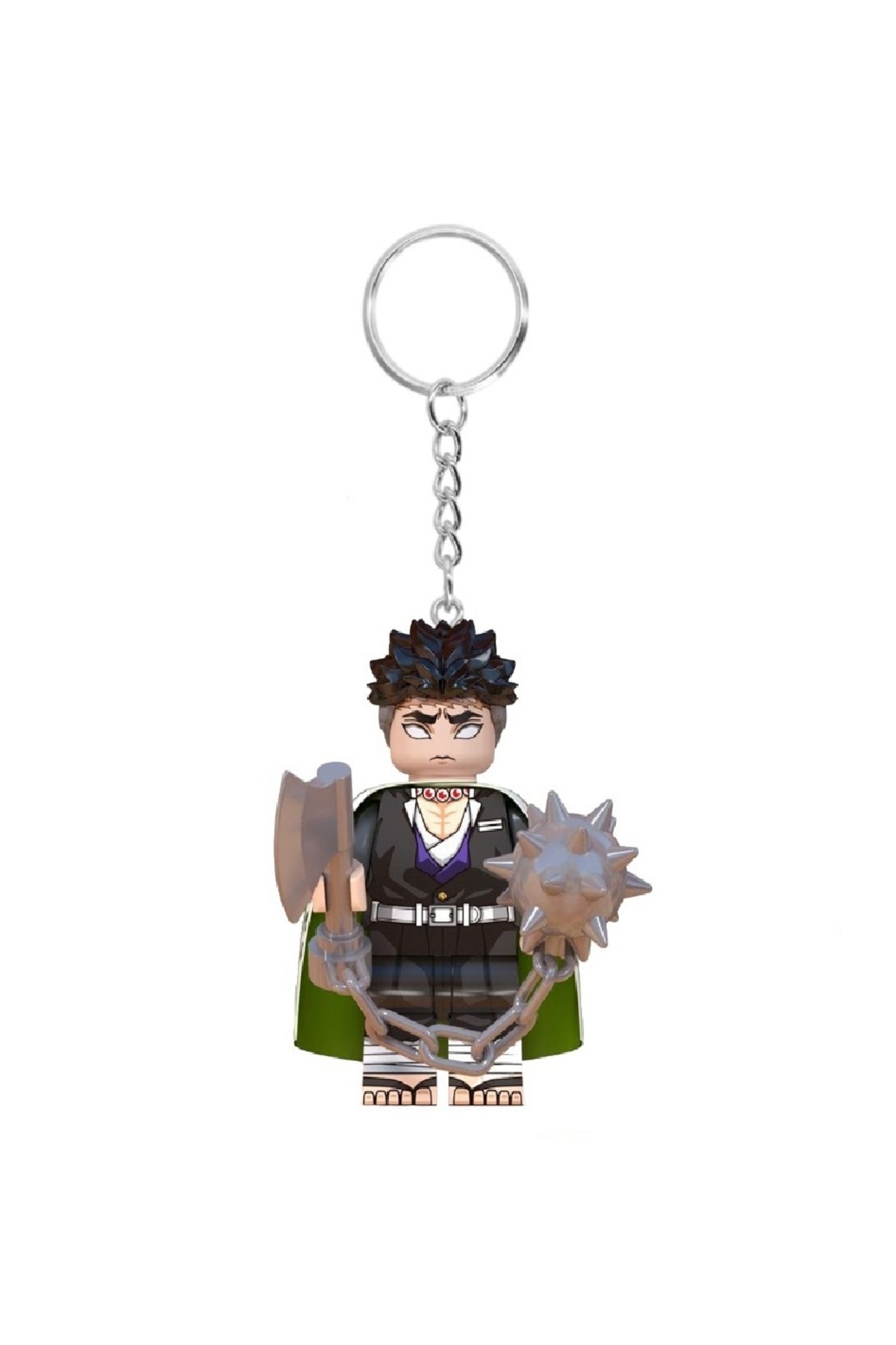 myminitoys Hediyelik mini figür anahtarlık Demon Slayer himejima gyomei ...