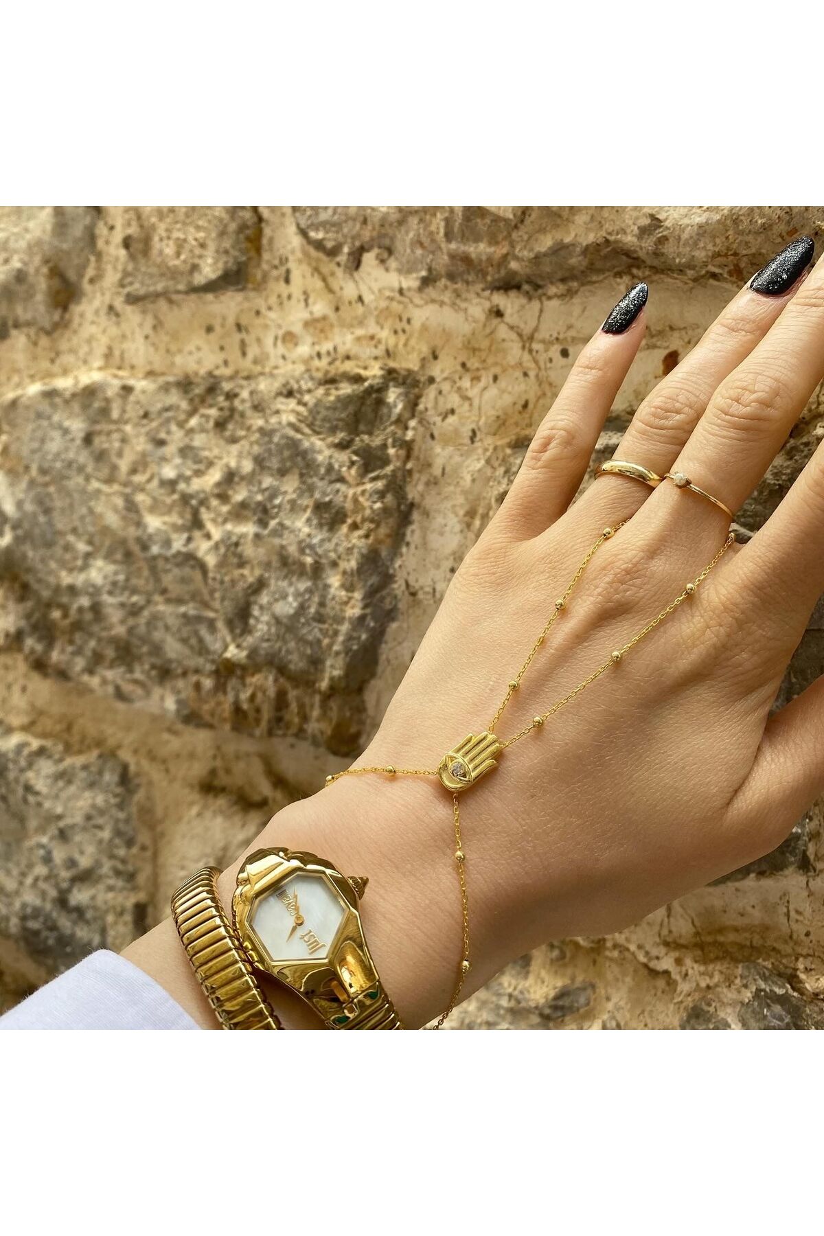 LOSGEMELOS 925 Ayar Fatma Ana Eli / Hamsa Şahmeran - Fiyatı, Yorumları