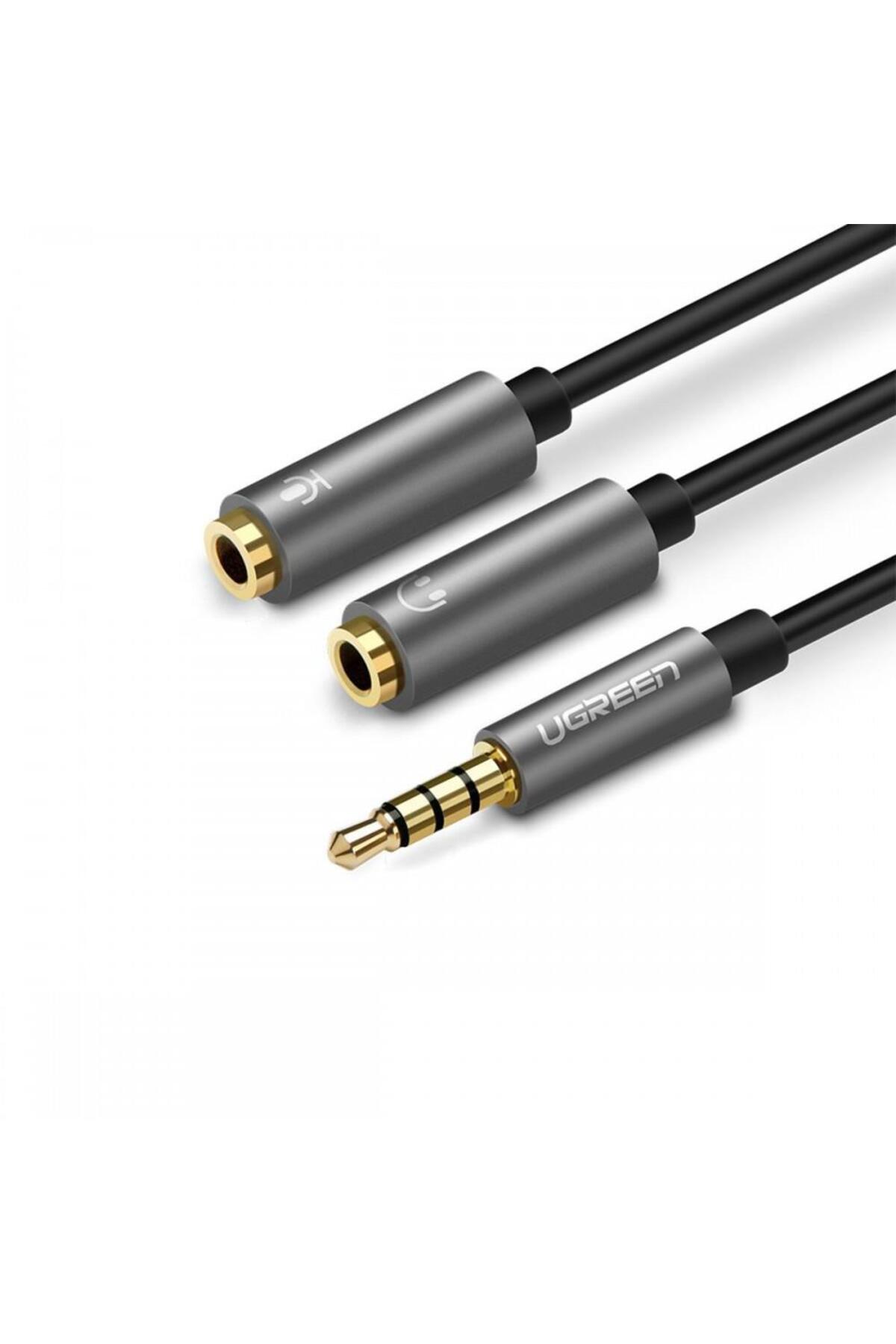 Ugreen Black Microphone and Headphone Combiner Cable - Trendyol