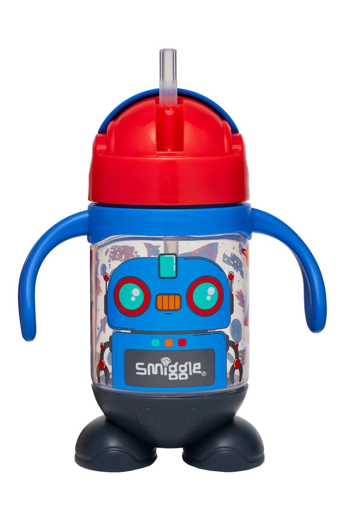 SMIGGLE COSMİC FİGÜRLÜ BPA İÇERMEYEN DAMLATMAZ PLASTİK SULUK 230 ...
