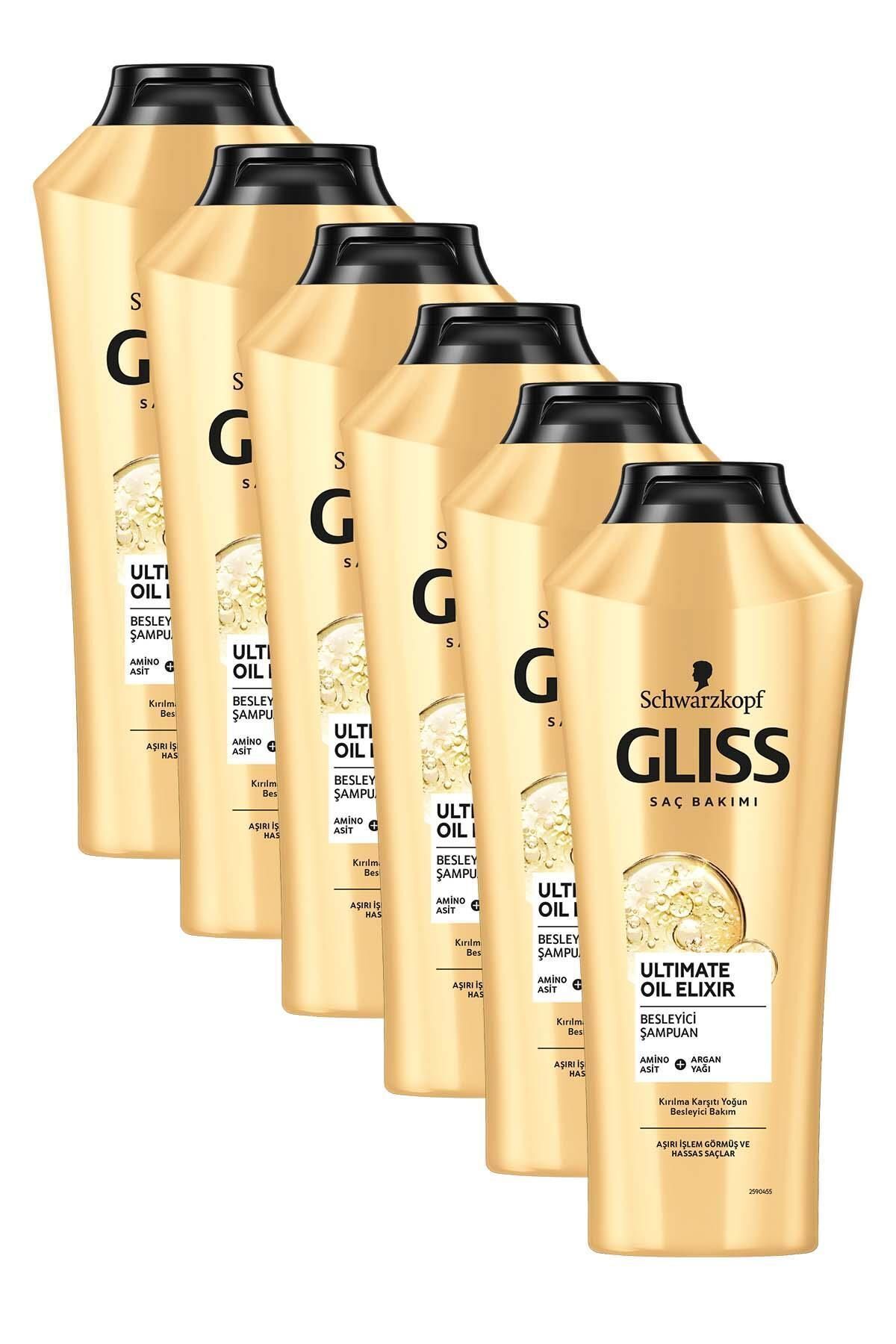 Gliss Ultimate Oil Elixir Besleyici Şampuan 360 ml X 6 AdetFiyatı ...
