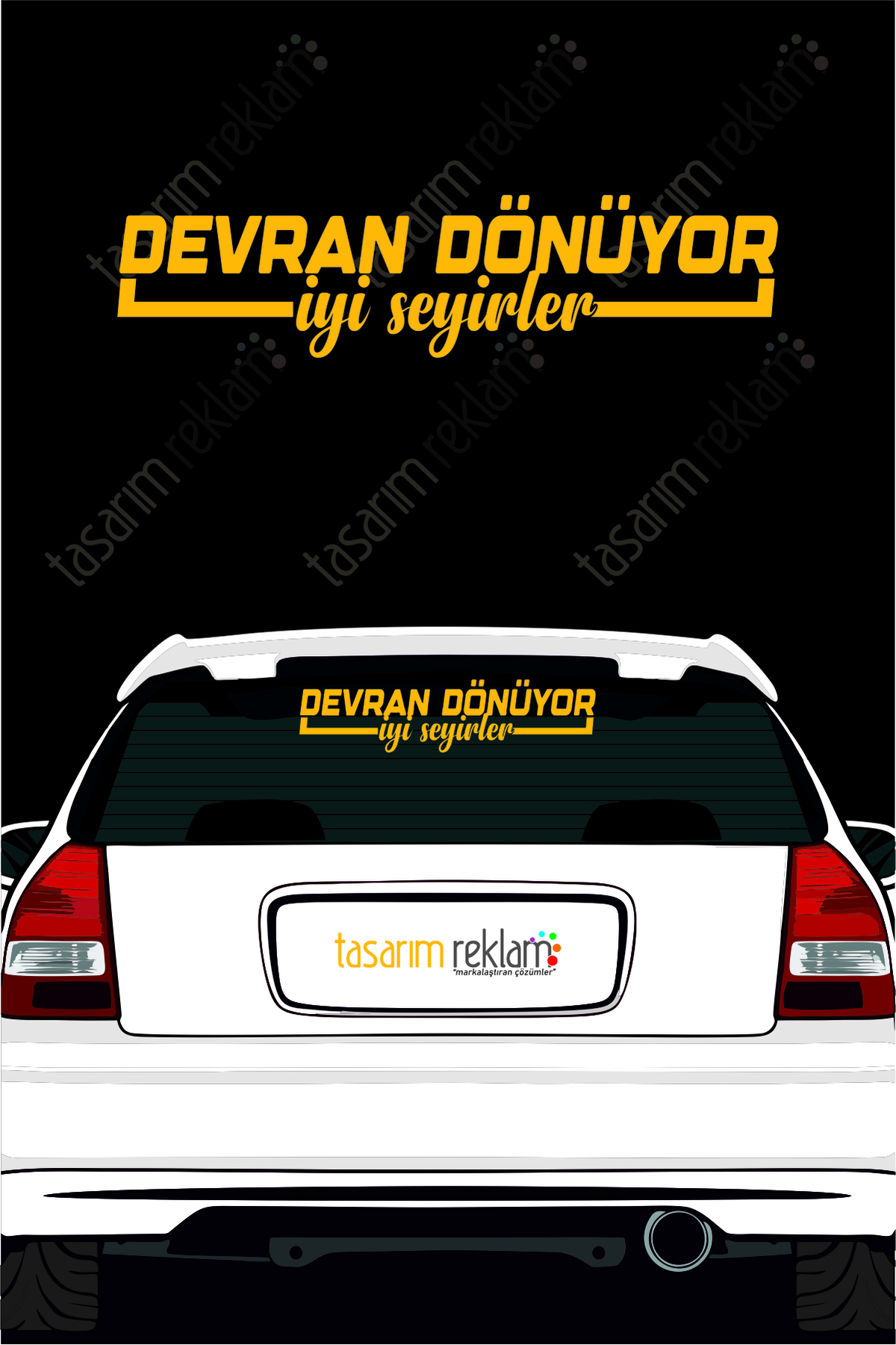 Genel Markalar Made in Angara Araba Yazısı-Araba Cam Yazısı-Araç ...