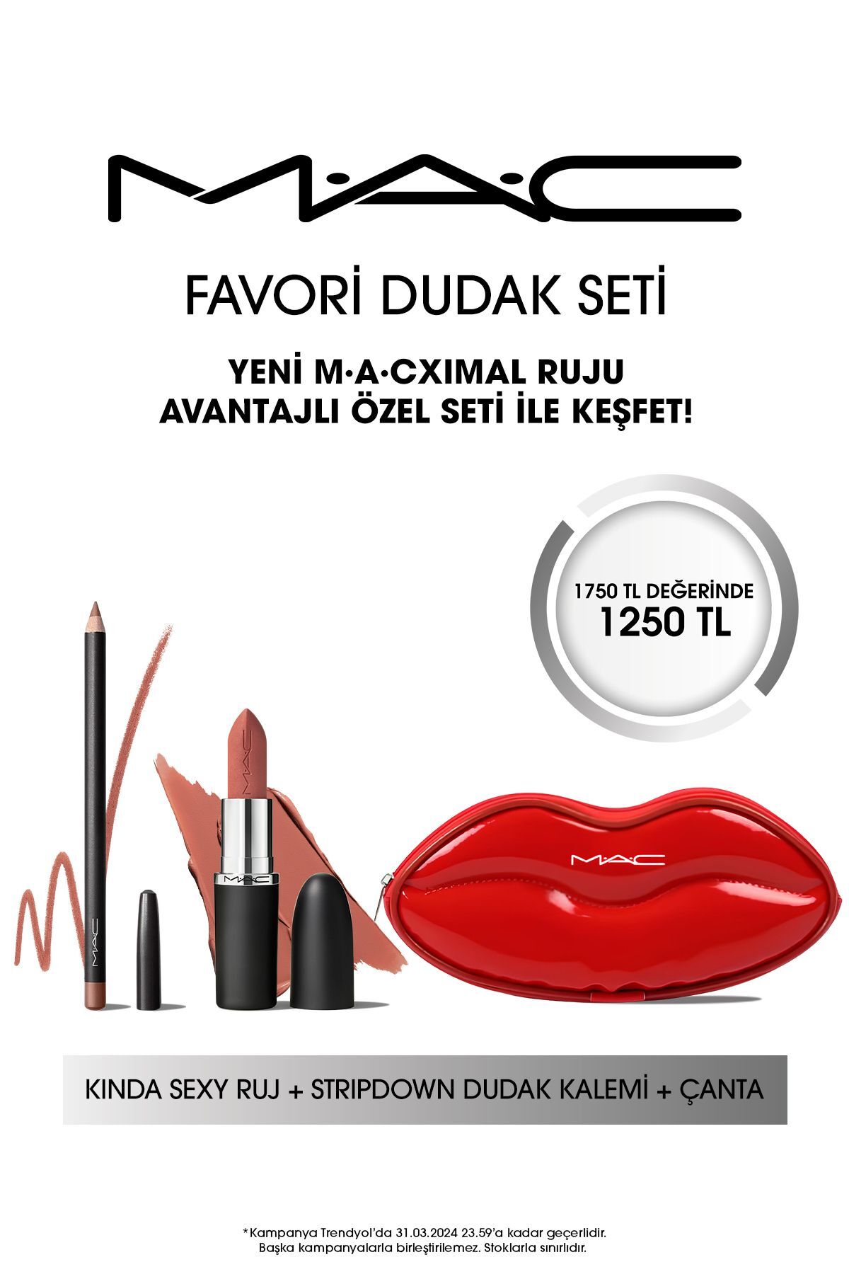 Mac FAVORİTE İLLUMİNATİNG-SHİNİNG LİP SET - KİNDA SEXY DEMBA4235 ...