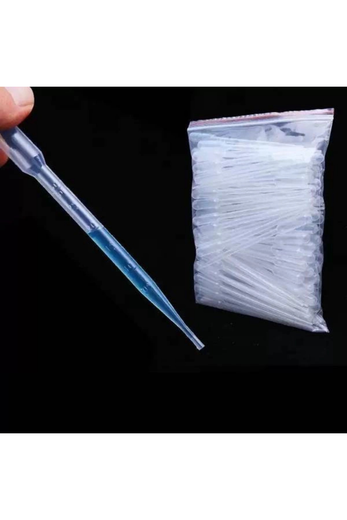 adin tasarım Damlalık Pastör Pipeti 10 Adet 3 ml 10 cm Dolgu Tüpü ...
