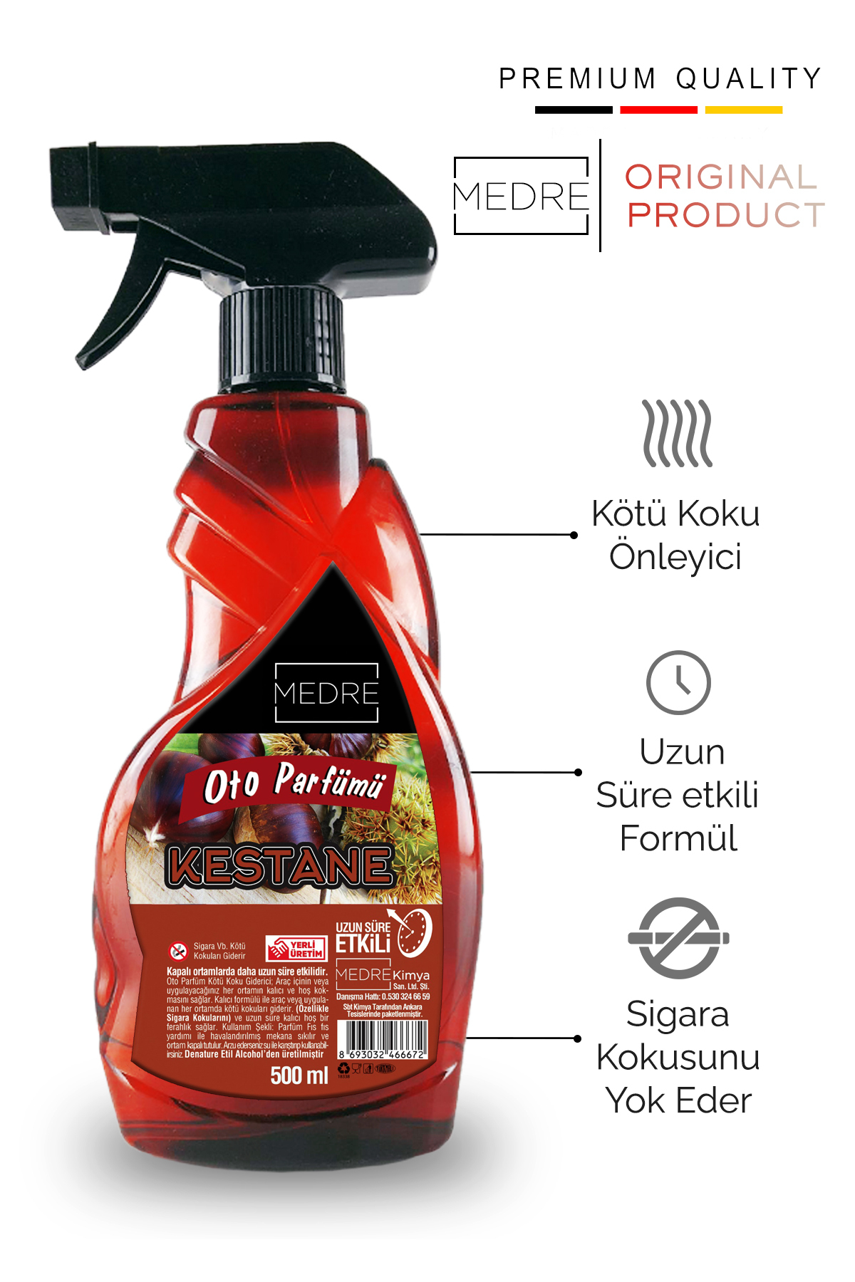 medre Kestane Kokulu Oda Sprey 500 ml - Fiyatı, Yorumları