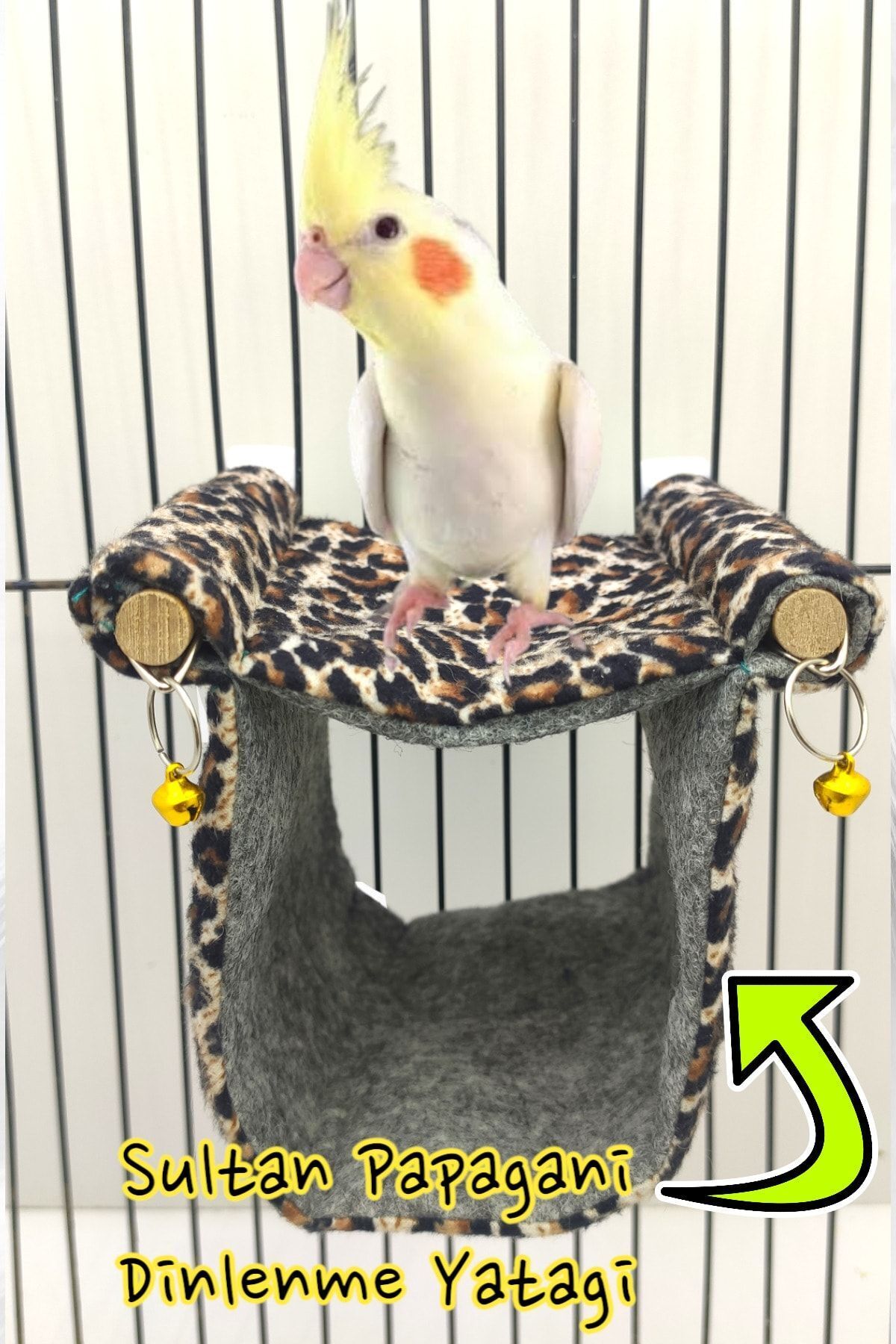 ozzipetshop Sultan Papagani, Forpus, Cennet Papagani Tunekli Dinlenme Ve Stres Yatagi - Fiyatı ...