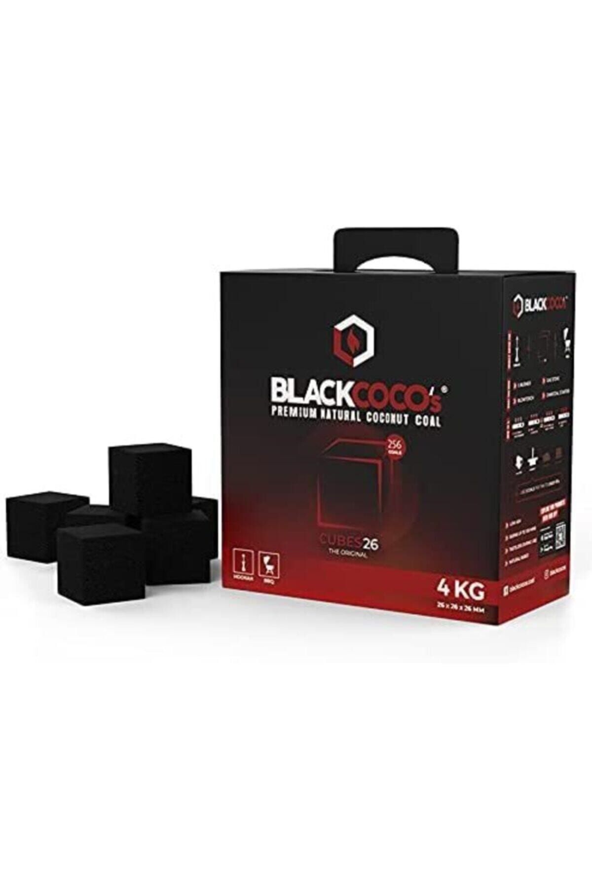 BLACKCOCO's Premium Nargile Kömürü 4 Kg Smart Box - Fiyatı, Yorumları