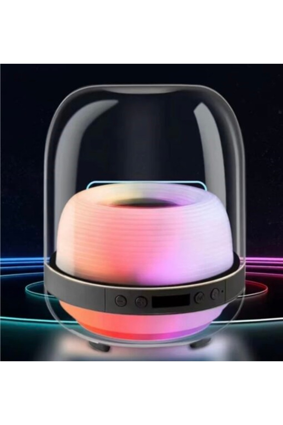 HASUBA L20 SMART LED IŞIKLI BLUETOOTH HOPARLÖR SPEAKER TAŞINABİLİR SES ...