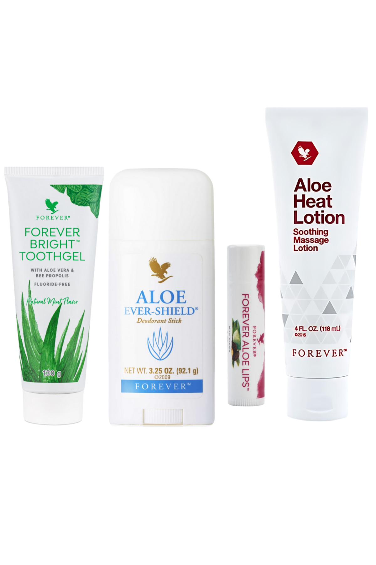 Forever Toothpaste Deodorant Aloe Lips And Aloe Heat Lotion (LOSYON ...