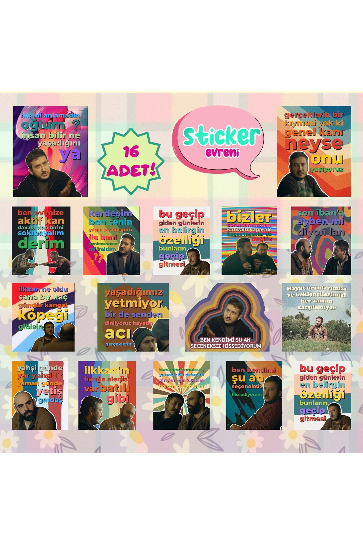 BONANZA sticker seti - GİBİ dizisi Fiyatı, Yorumları - Trendyol