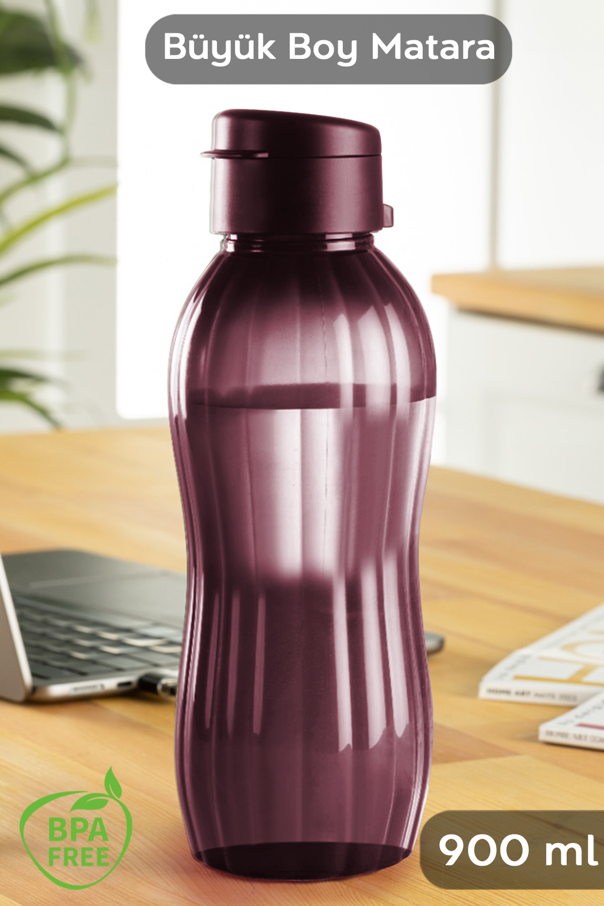 Meleni Home Büyük Boy 900 Ml, Sızdırmaz Kapak Suluk, Su Şişesi, Matara ...