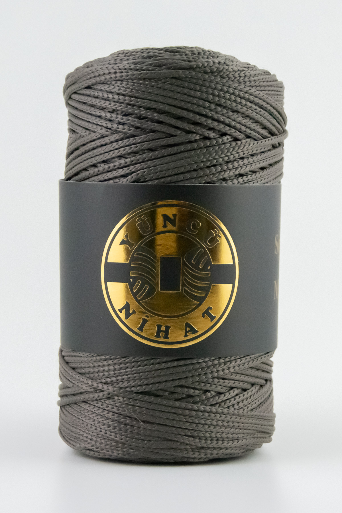 Yüncü Nihat 200 gr - 200 Mt - 2.5 Mm Gri (308) Polyester Makrome Ipi ...