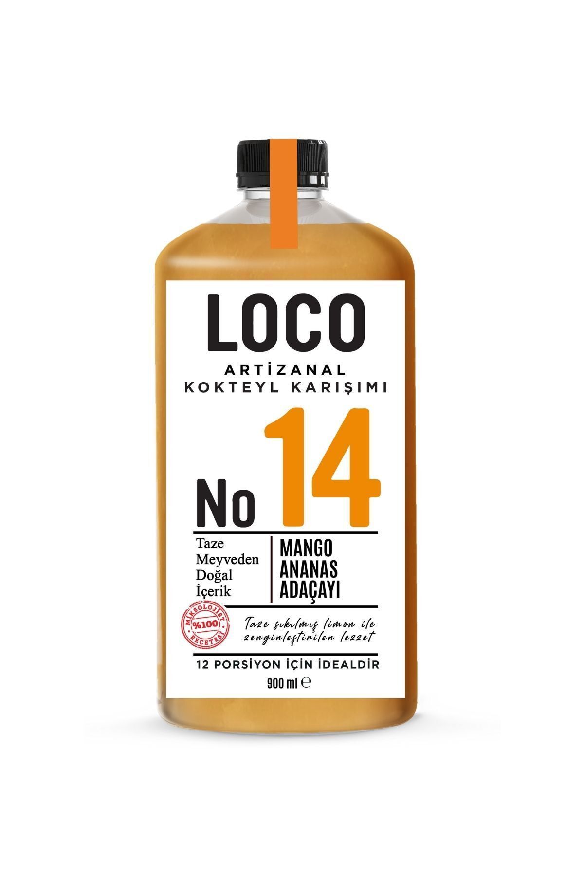 LOCO No 14 Mango Ananas Artizanal Alkolsüz Karışımı Taze Sıkma Meyve Kokteyl Mix 900 ml - Fiyatı ...