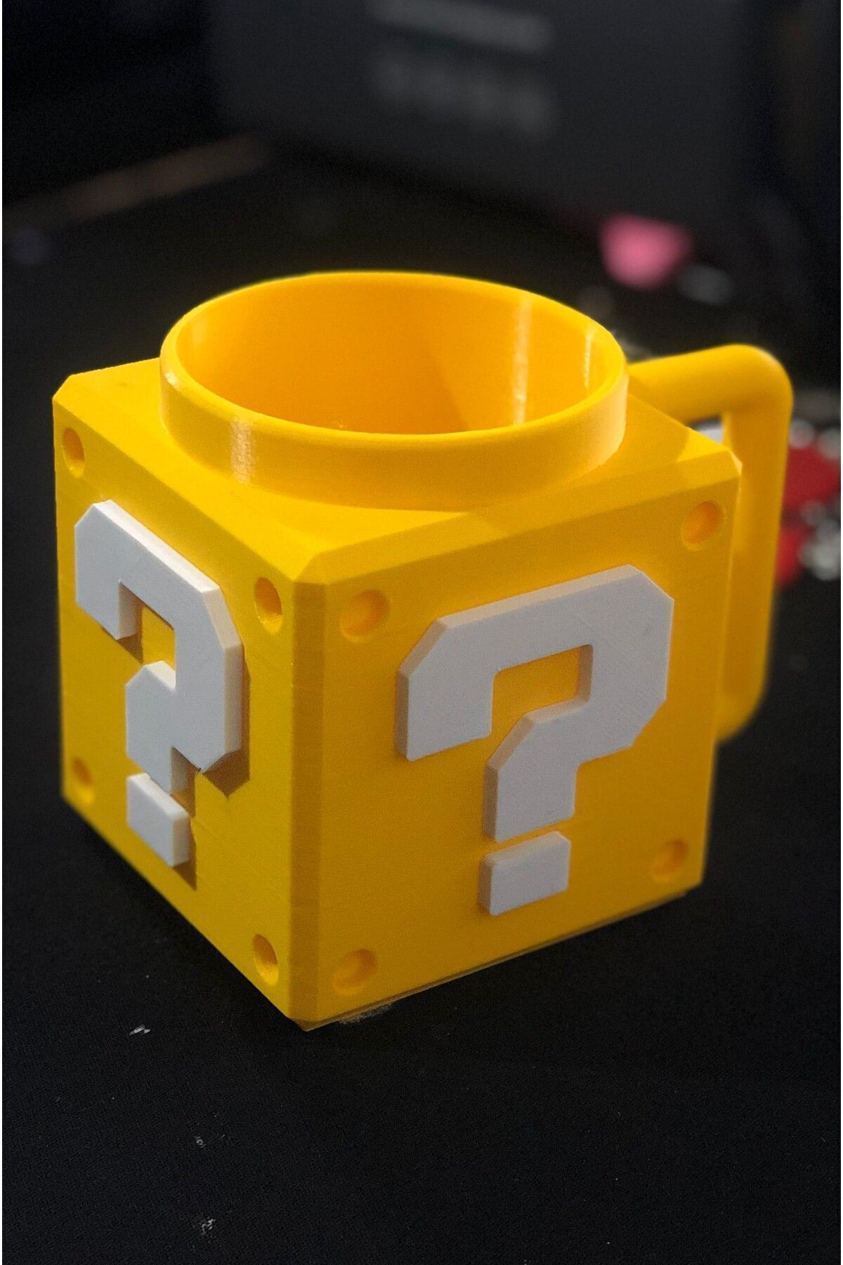 WORK3D Super Mario Kutu Içecek Mug'ı 3d Baskı Figür Fiyatı, Yorumları ...