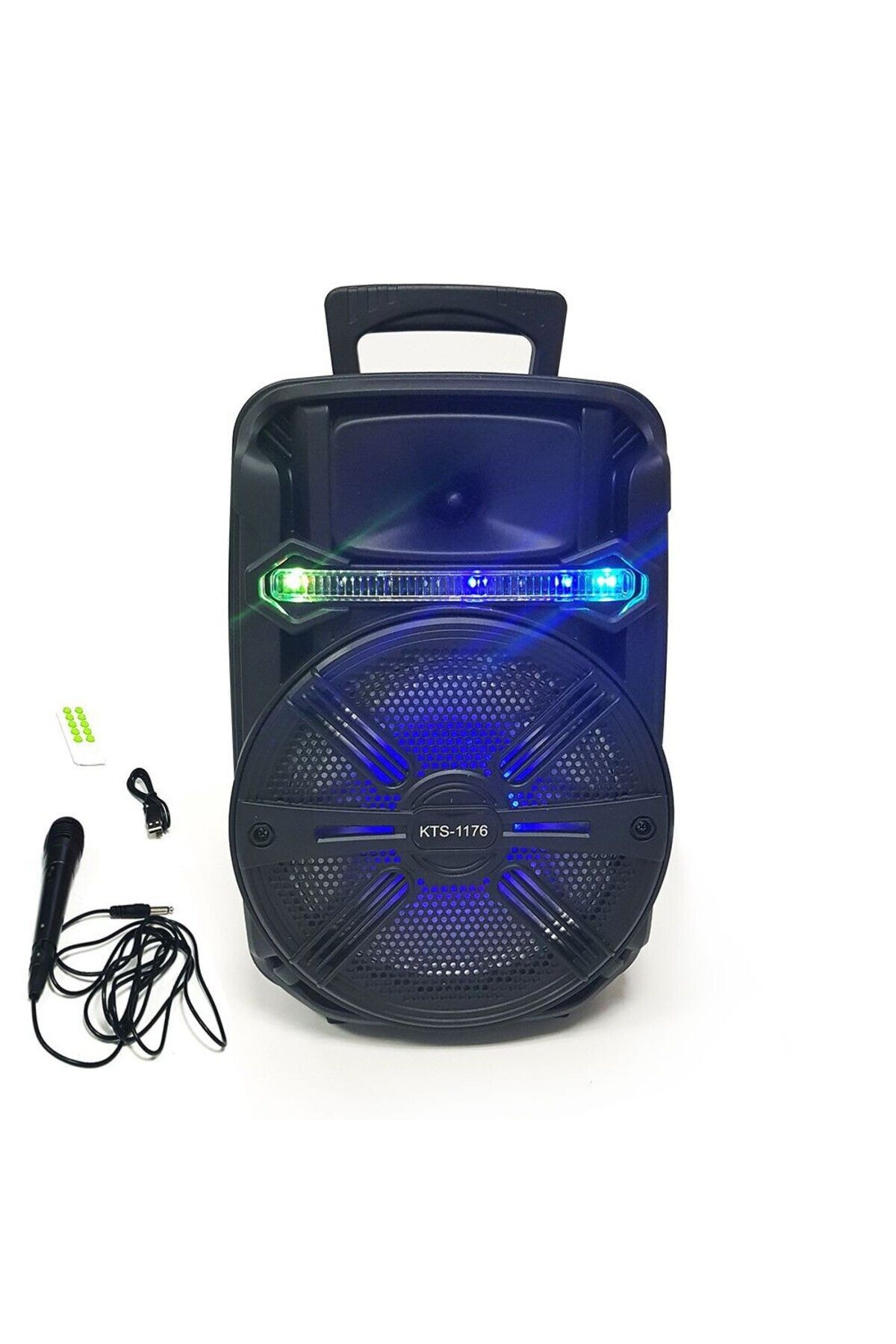 LEERFEI KTS-1176 Bluetooth Işıklı Mikrofonlu Kumandalı Kablosuz ...