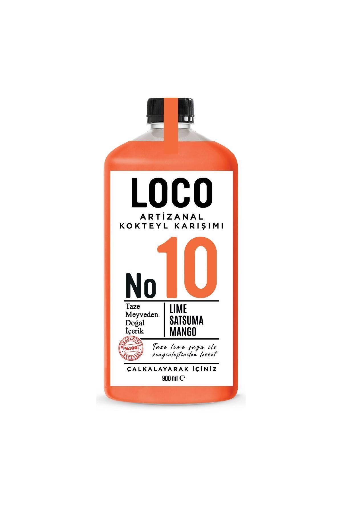 LOCO NO 10 LIME - SATSUMA - MANGO ARTİZANAL ALKOLSÜZ KOKTEYL KARIŞIMI ...