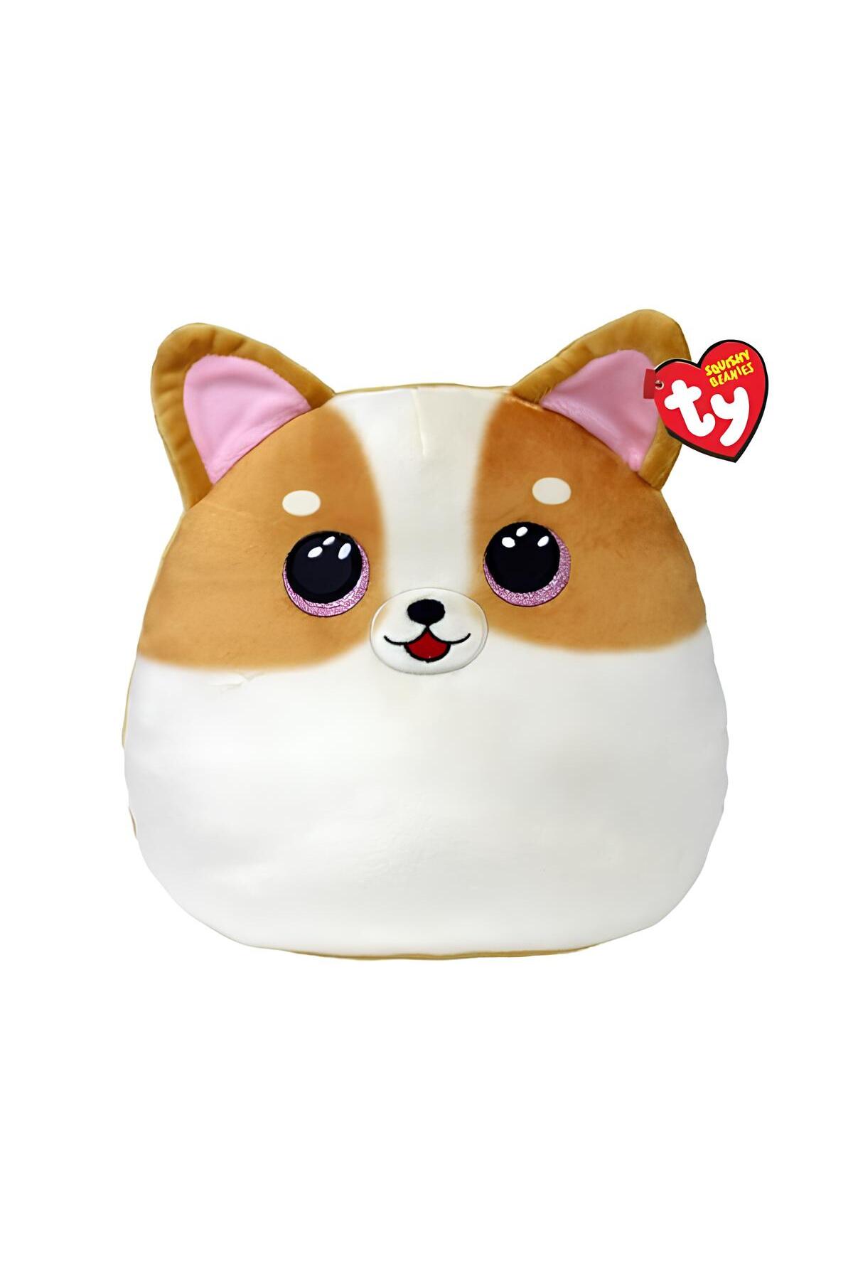 TY Beanie Boos TY Beanies Tanner Beyaz ve Kahverengi Squishy 25 Cm ...