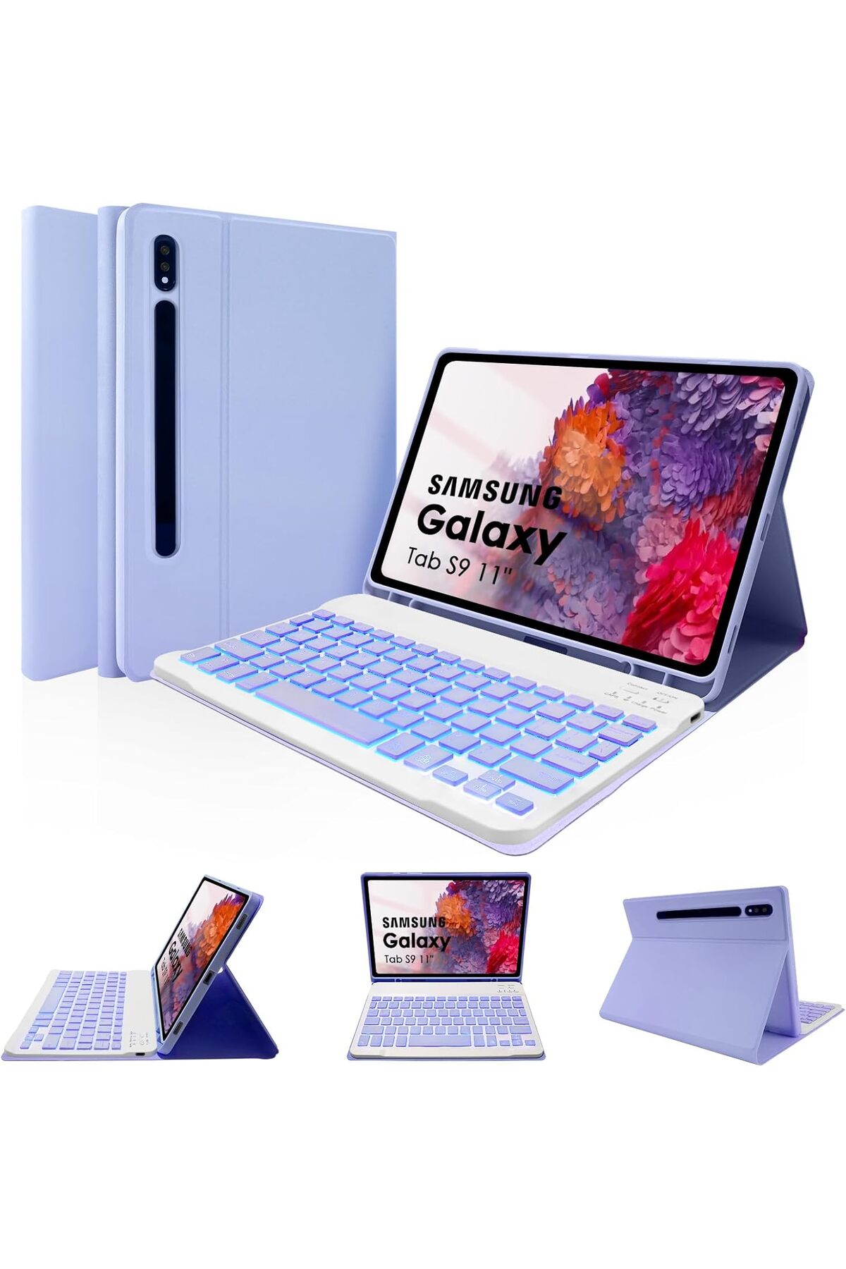 ESR Samsung Galaxy Tab S9 Fe 10.9" X510 X516 X517 Turkish Qwerty Keypad ...