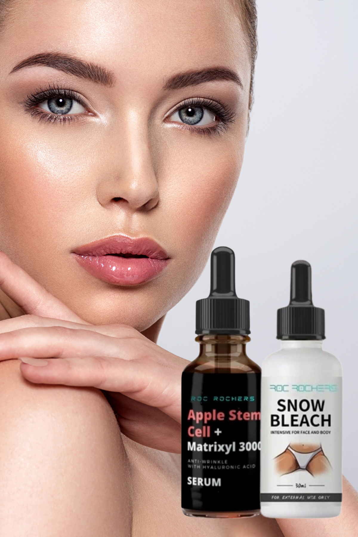 roc rochers Snow Bleach Cilt Ve Tüm Vücut Aydınlatıcı Serum & Matrixyl ...