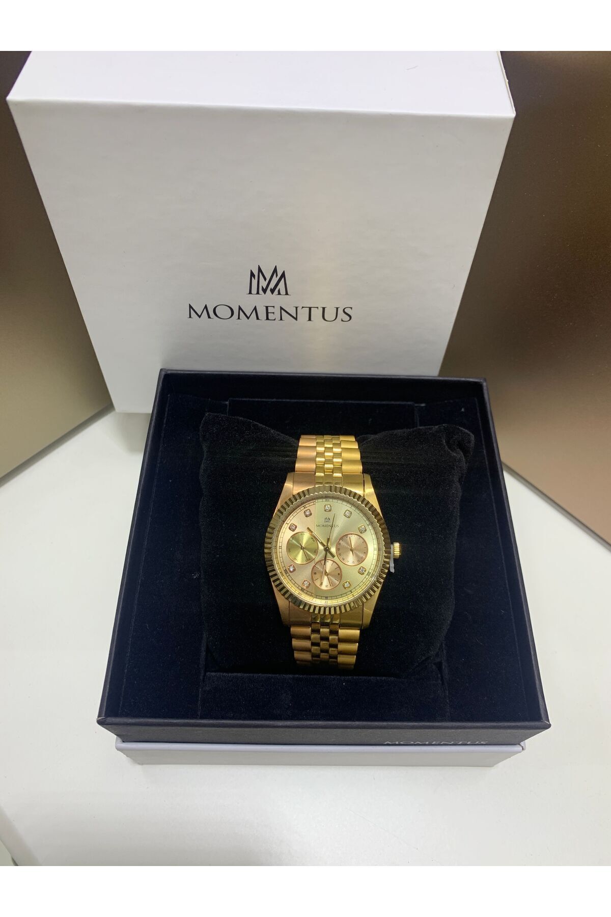 Momentus Rose Gold Kadın Kol Saati - Çelik Kasa Ve Kordon, Quartz ...