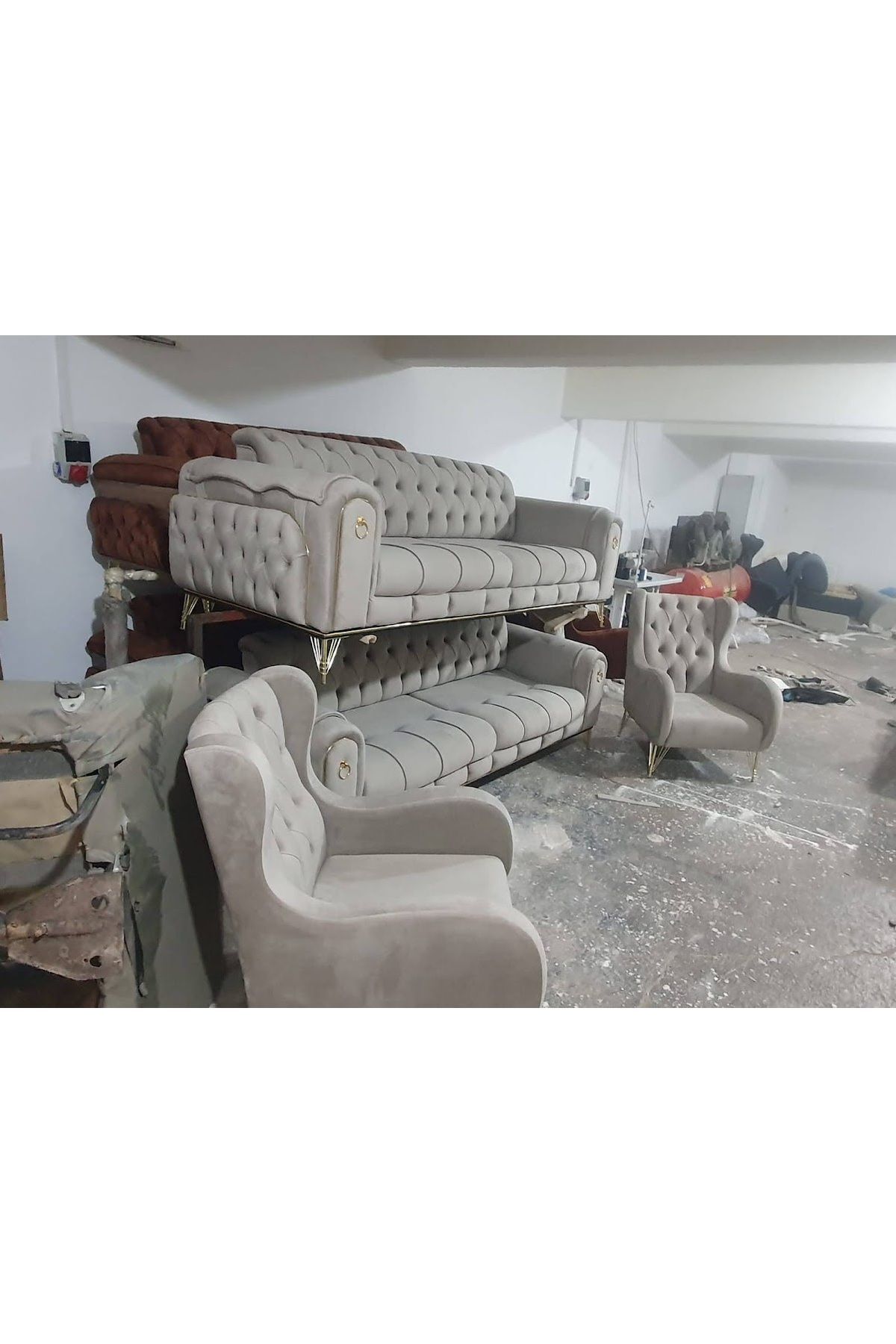 DİLA'S HOME MOBİLYA YATAKLI CHESTER KOLTUK TAKIMI - Fiyatı, Yorumları