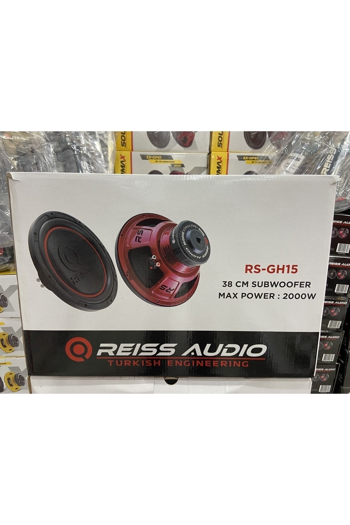 REISS AUDIO Rs-gh15 38 Cm Bas Rms 2000 Wat 500w Rms Adet Fiyatıdır ...