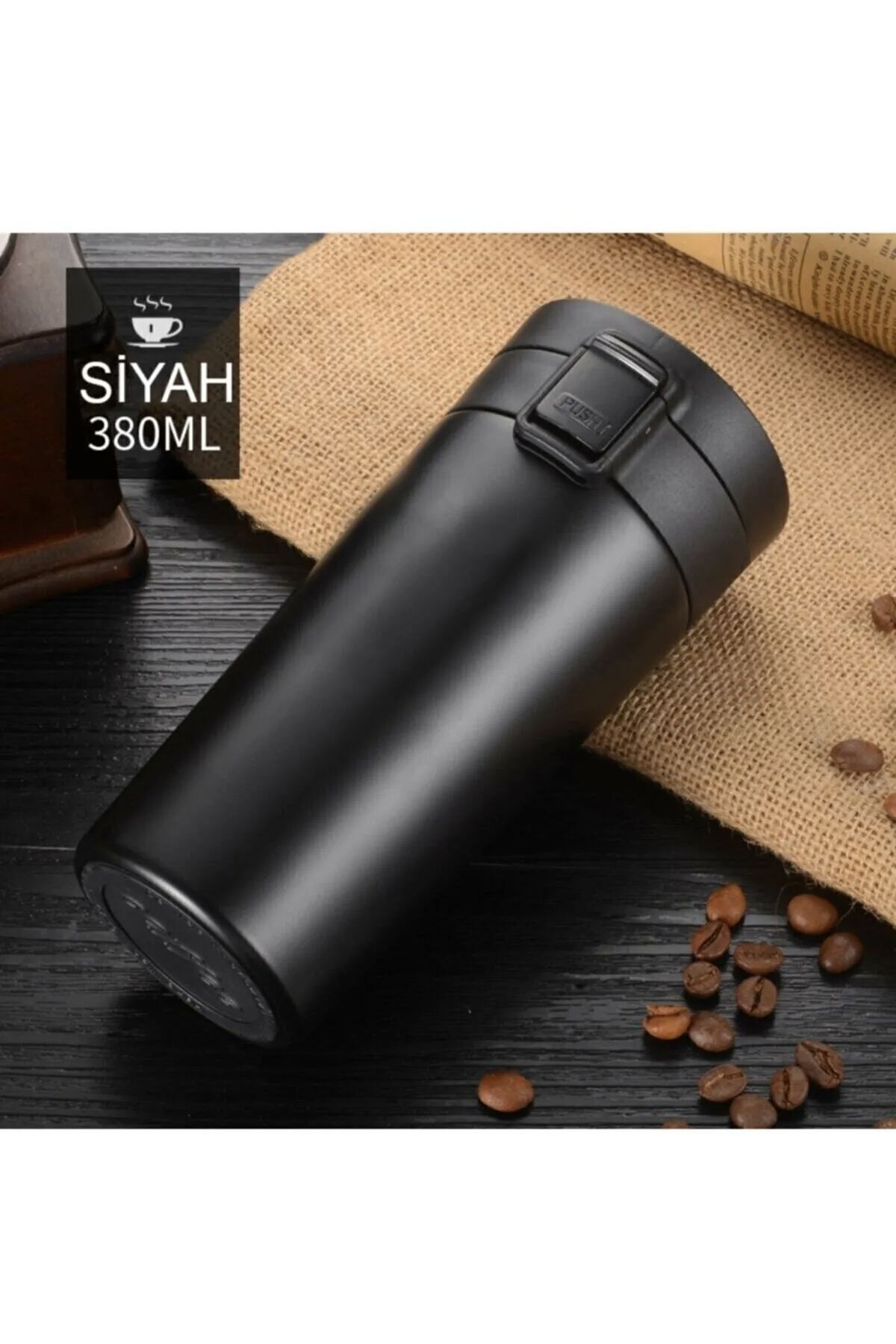 Kitchen Time Snape Filtreli Çift Katmanlı Mug Termos Bardak 380ml Mat ...