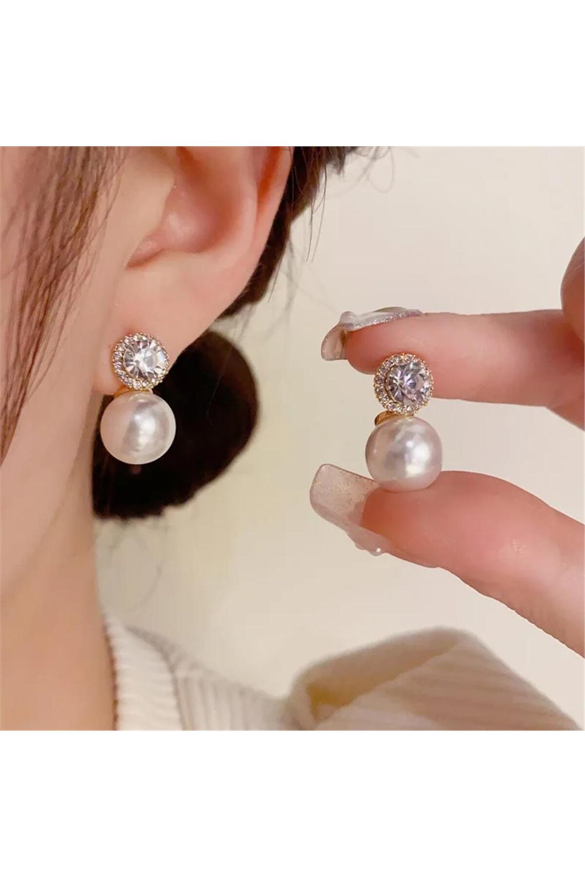 Pelin Aksesuar İncili Kristalli Vintage Küpe Fiyatı, Yorumları - Trendyol