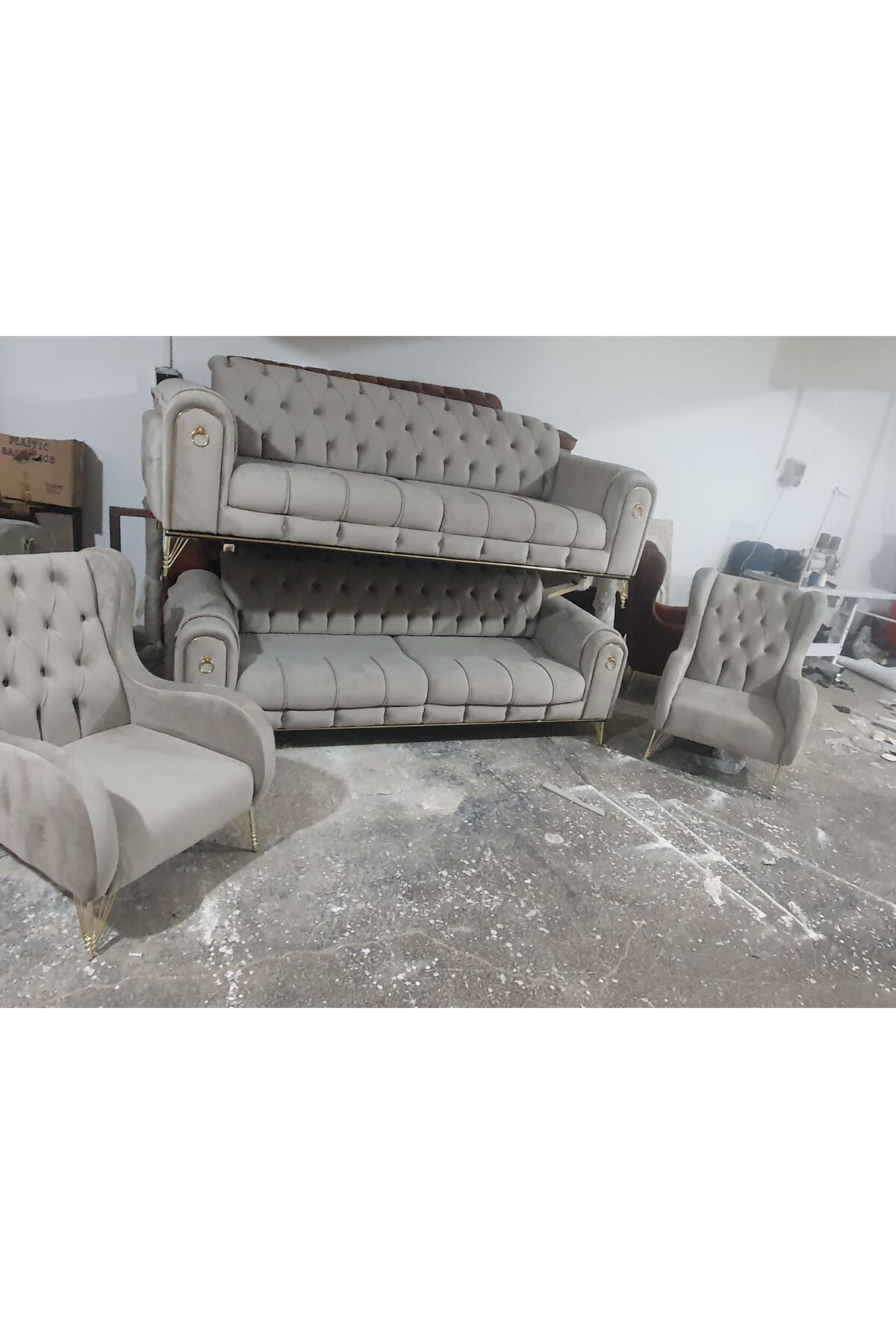 DİLA'S HOME MOBİLYA YATAKLI CHESTER KOLTUK TAKIMI - Fiyatı, Yorumları