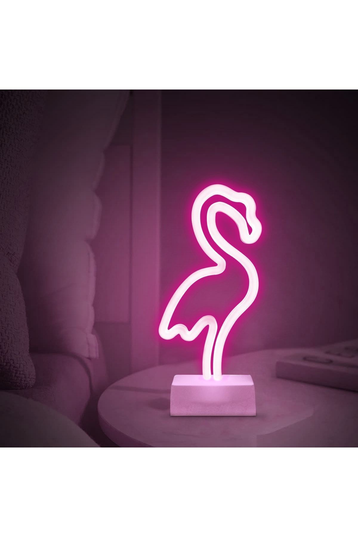Piranha Dekoratif Neon Flamingo Gece Aydınlatması - Fiyatı, Yorumları