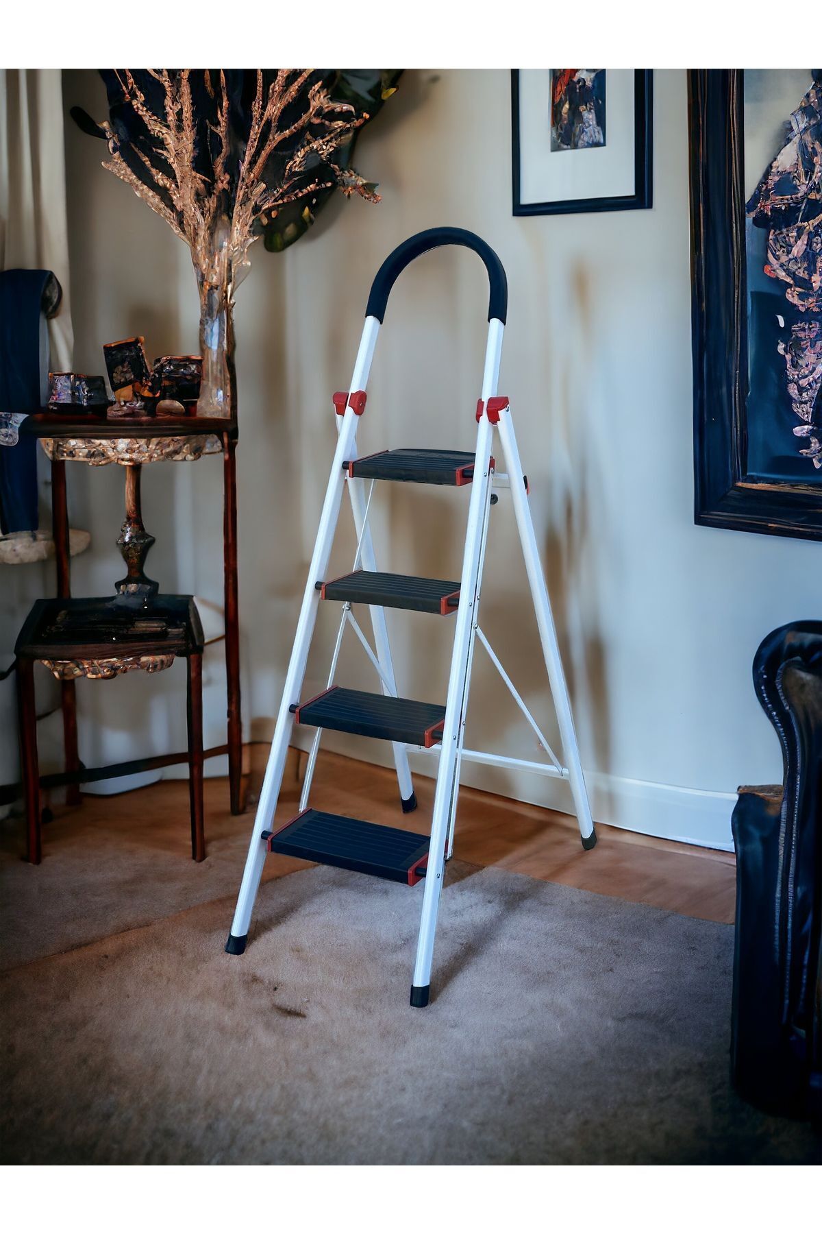 aden tablo Merdivenler 4 Basamak Ev Tipi Merdiven (3+1) Geniş Basamaklı ...