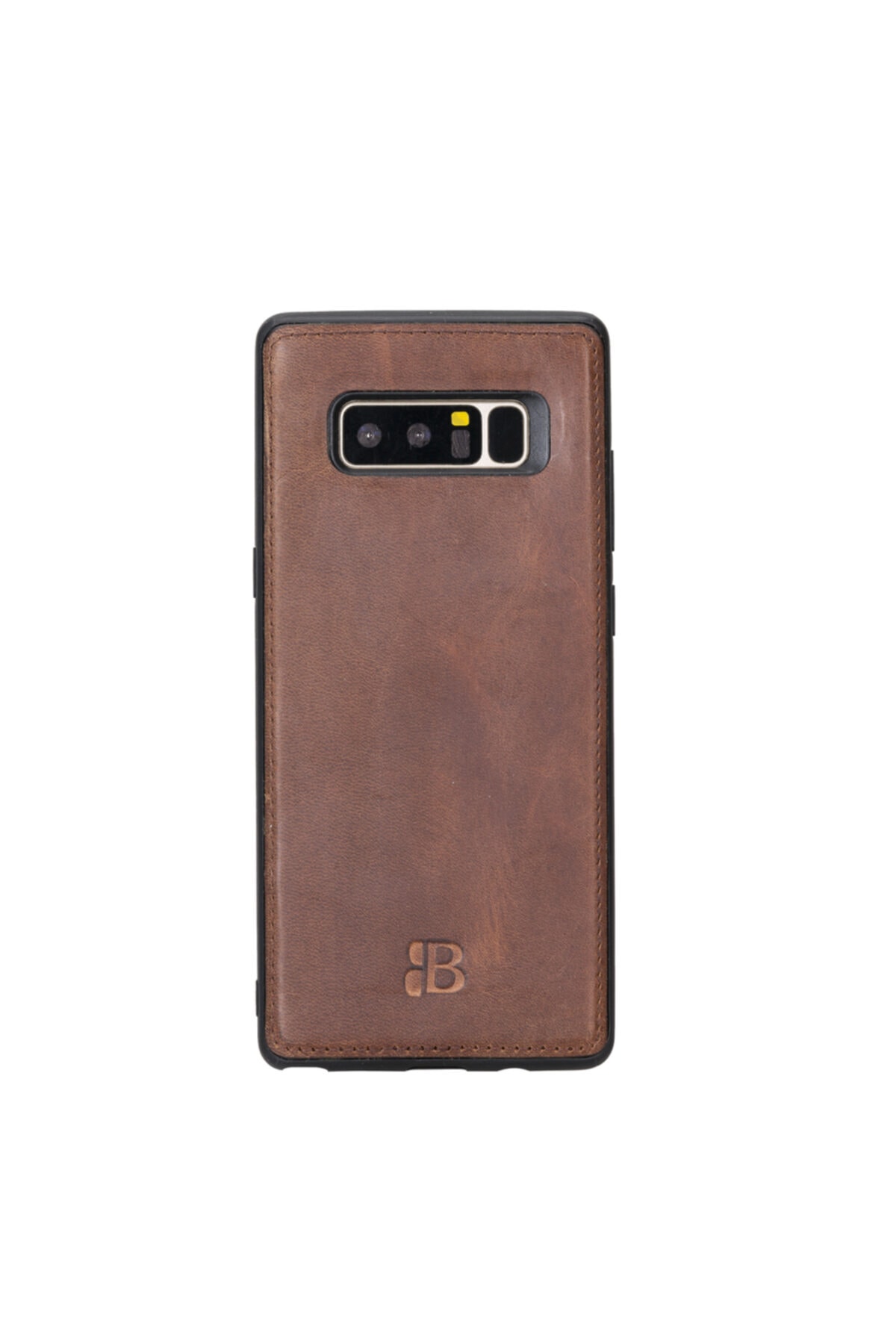 Burkley Samsung Galaxy Note 8 Uyumlu Antik Kahverengi Deri Arka Telefon ...