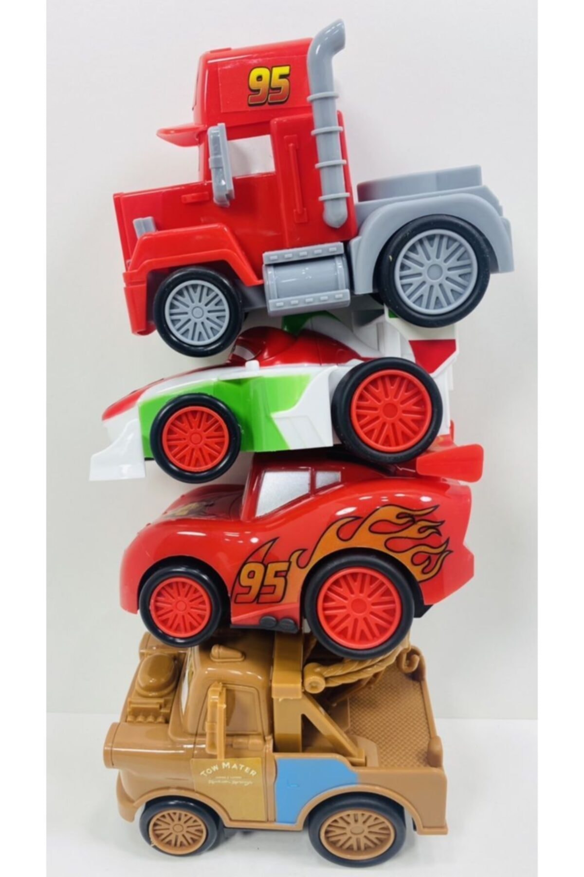 Brother Toys Mc Tır Simşek Mc Queen Tow Mater Çekici Ve Francesco 4lü ...