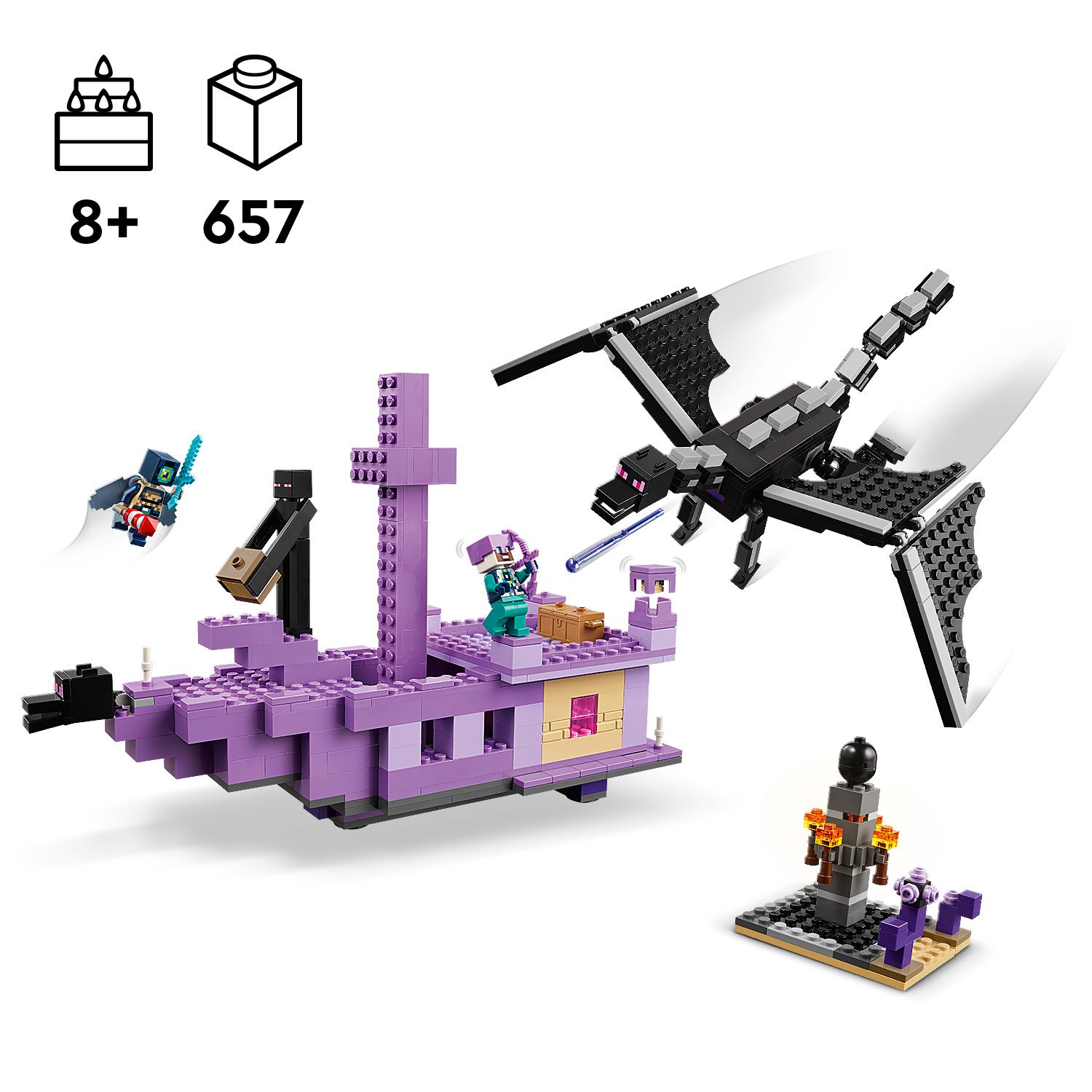 LEGO Minecraft 21264 The Ender Dragon and End Ship - Fiyatı, Yorumları