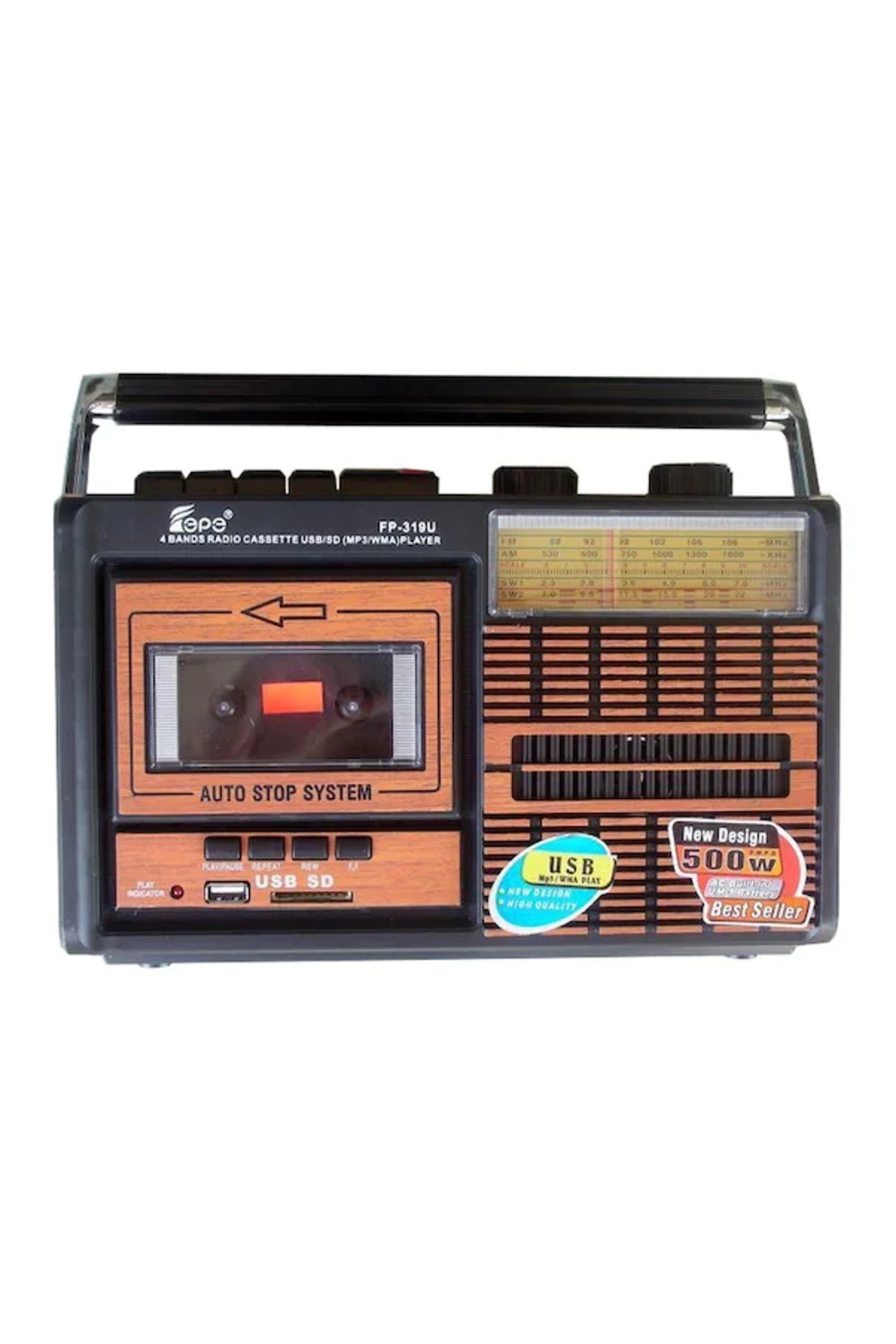 L'eDoren Tepe Fp-319U Nostaljik Bt+Usb+Sd+Fm Kaset Çalar Radyo - Fiyatı ...