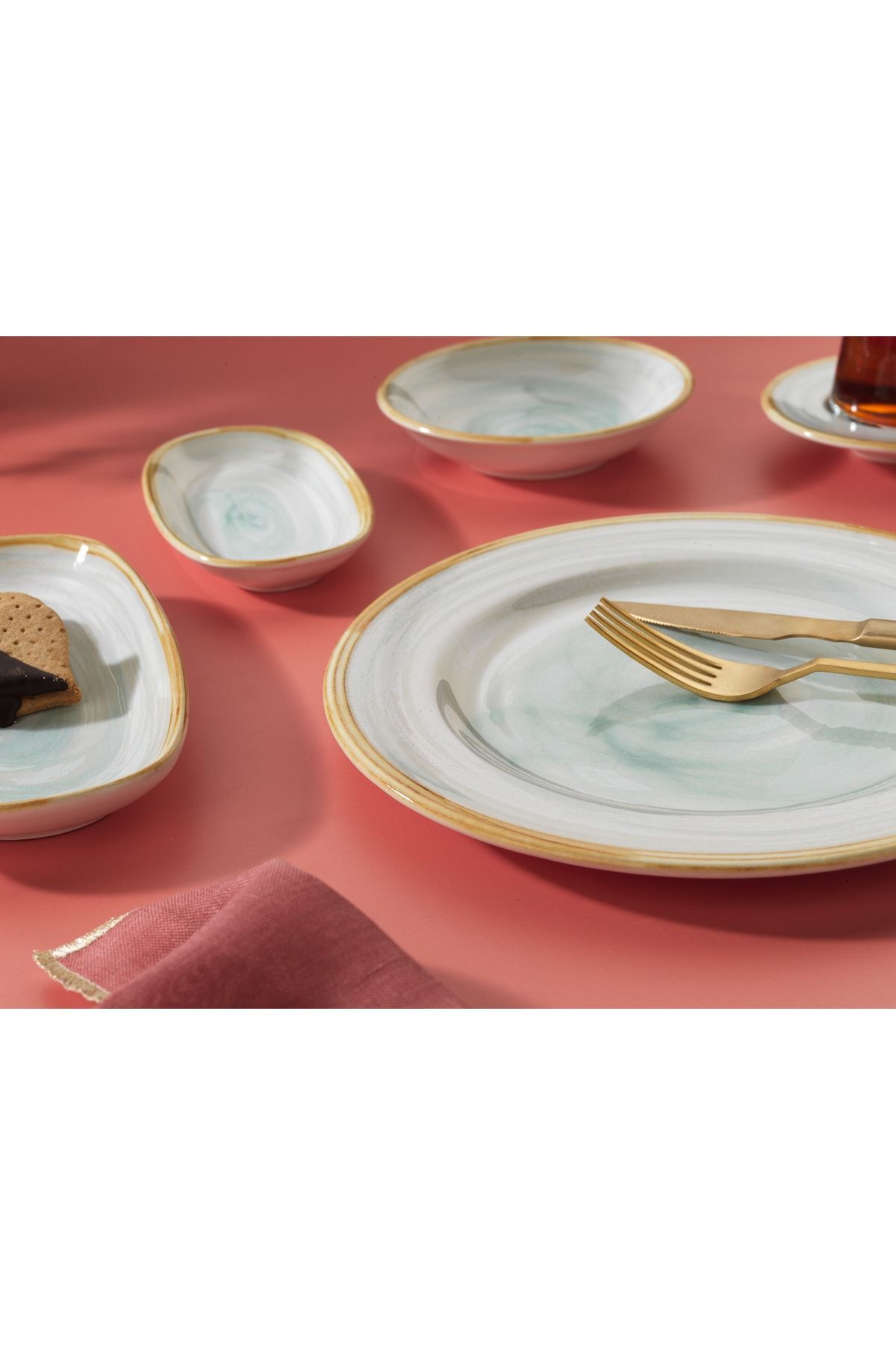 Schafer Sharon Kahvaltı Takımı 32 Parça Su Yeşili Fiyatı, Yorumları ...