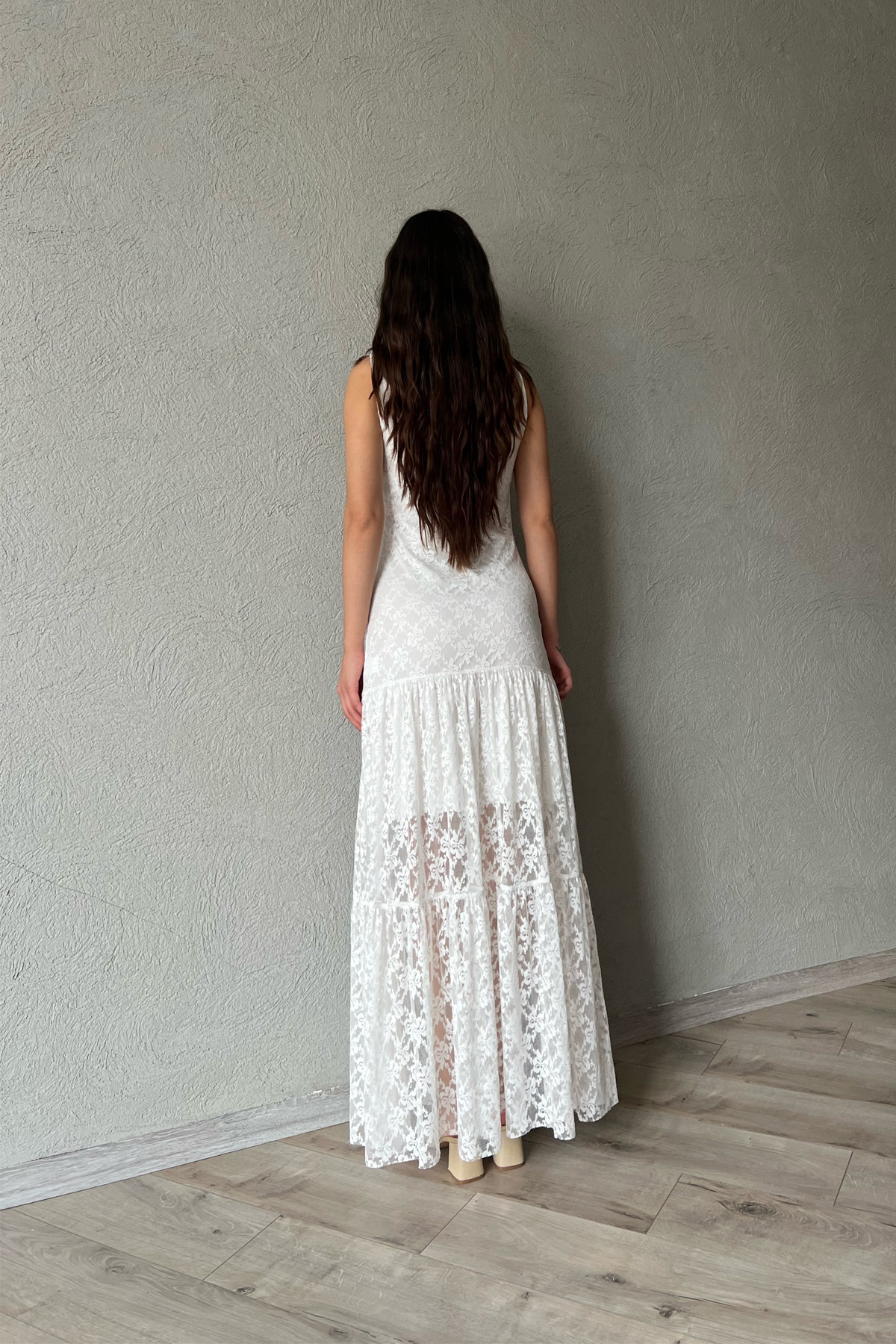 Seda Yalçın Atelier Beyaz V Yaka Vintage Dantel Elbise Fiyatı ...