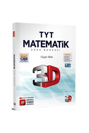 📚 3D TYT Matematik Soru Bankası - Süper Fiyat Avantajı!