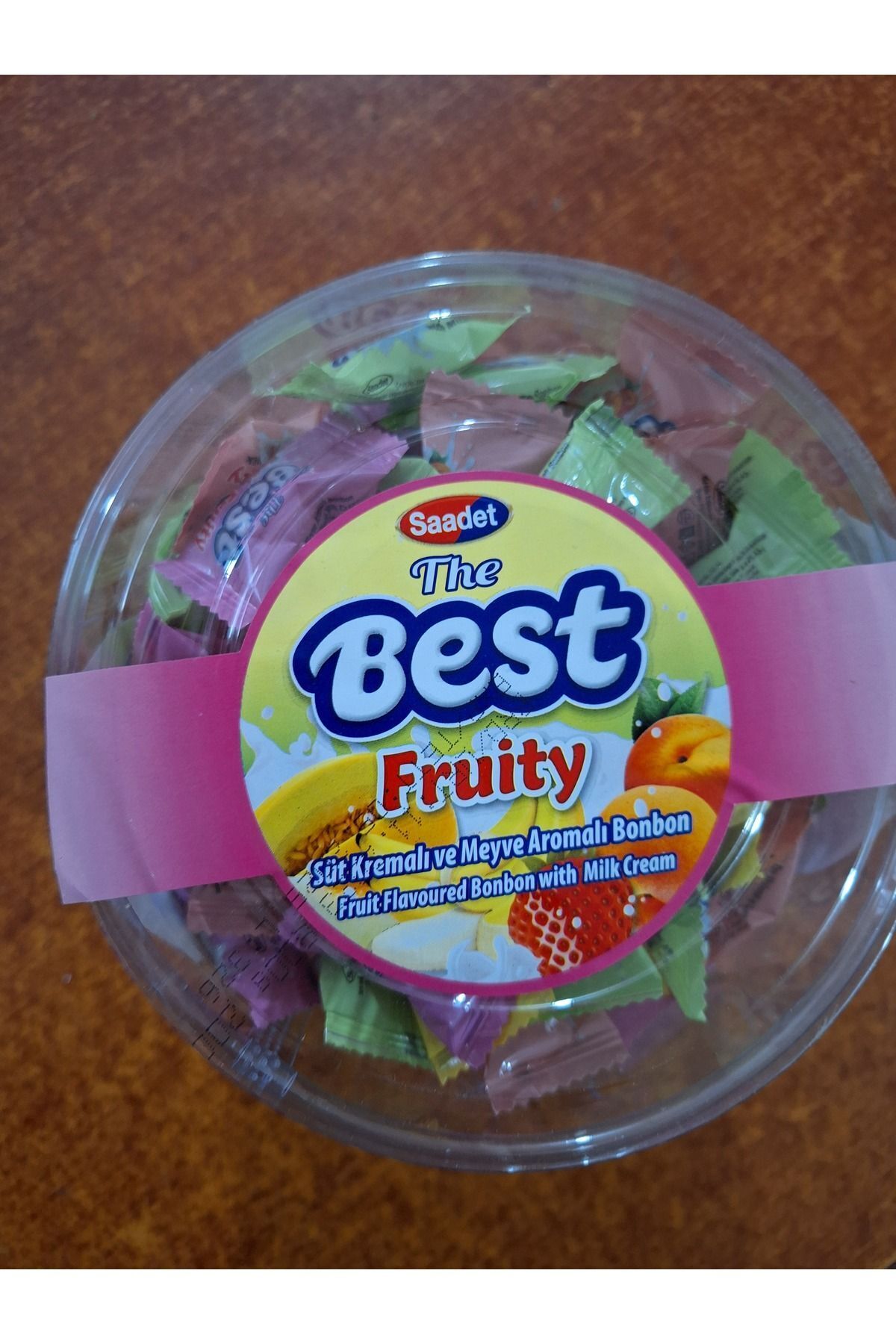 SAADET THE BEST FRUİTY SÜT KREMALI VE MEYVE AROMALI BONBON ŞEKER 800 GR - Fiyatı, Yorumları