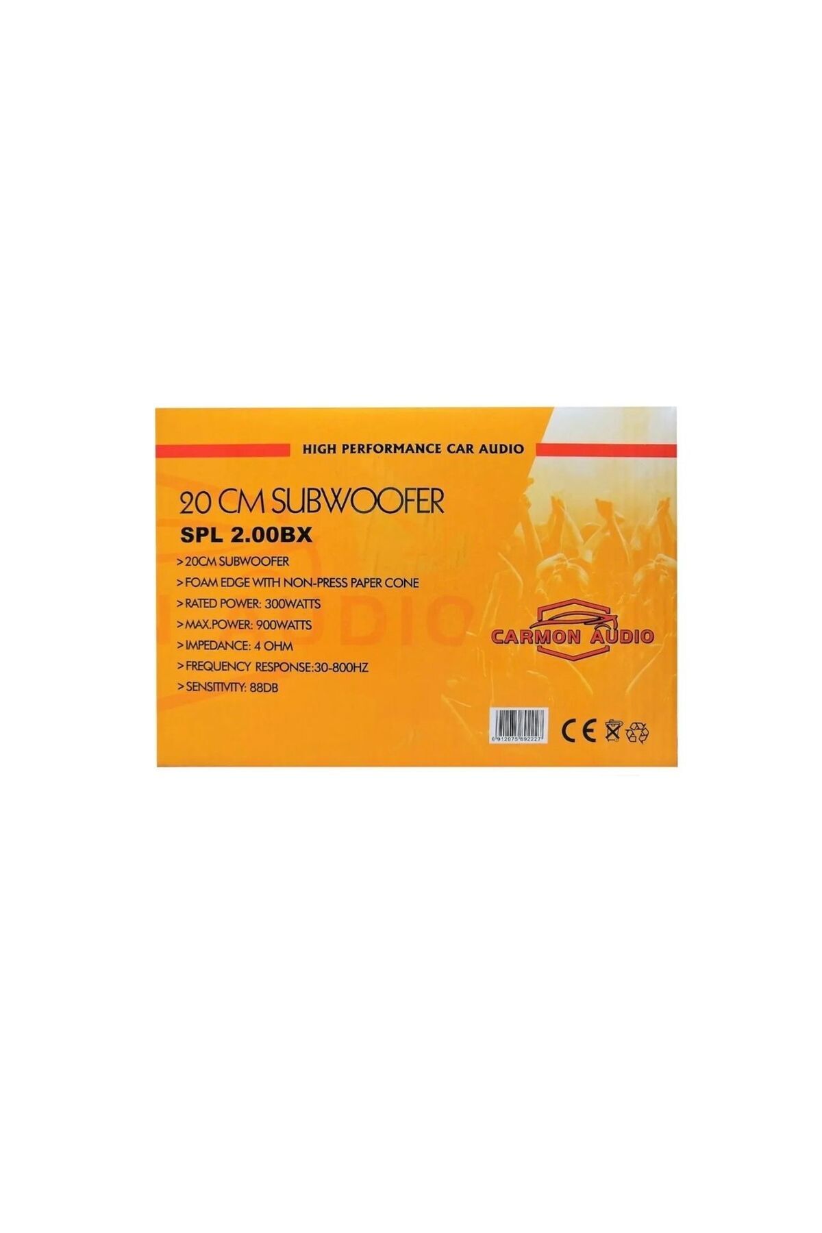 Genel Markalar 20 cm Subwoofer bass 900 Wat 300 RMS - Fiyatı, Yorumları