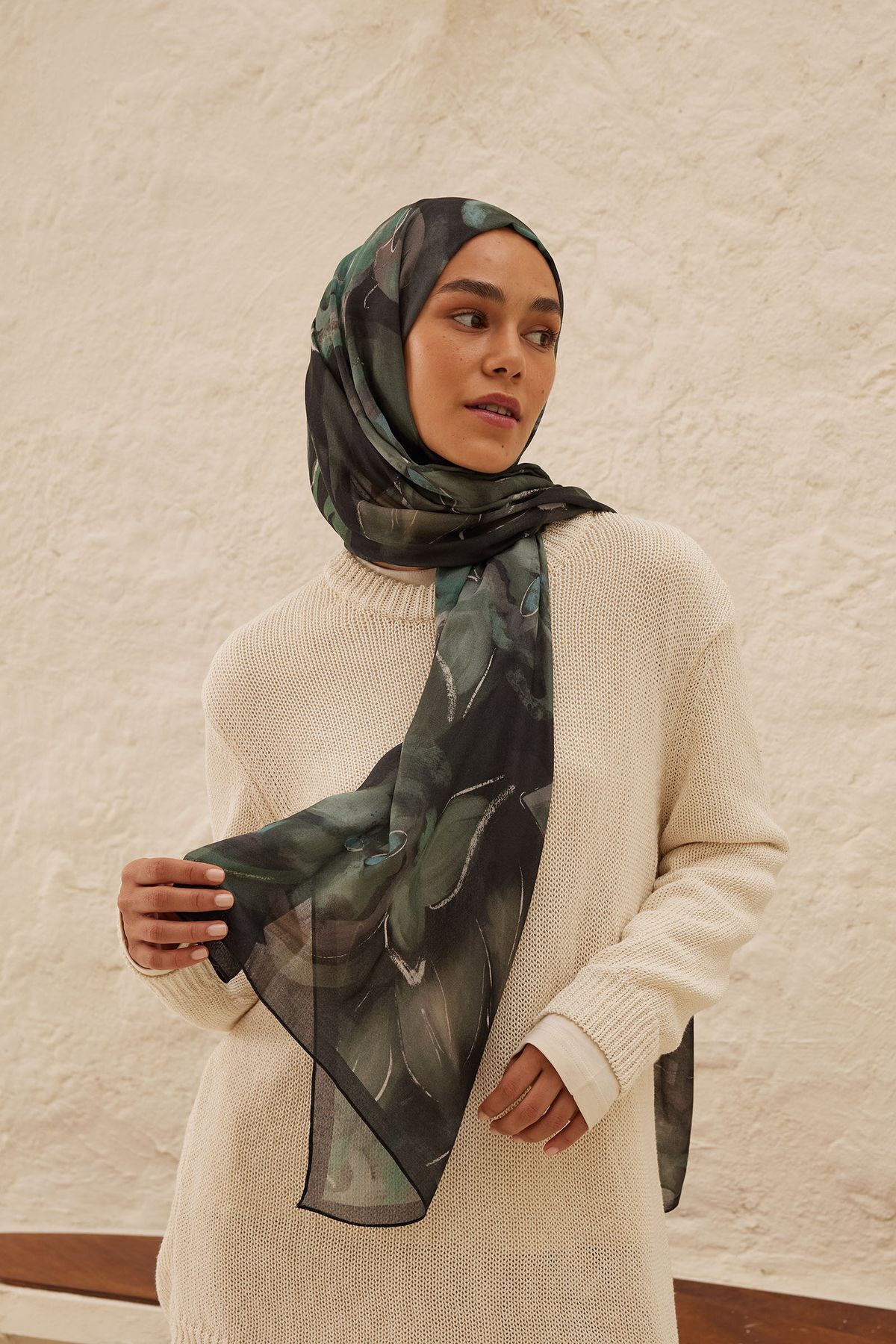 Fresh DARK GARDEN DESEN RAMİ ŞAL SİYAH Fiyatı, Yorumları - Trendyol