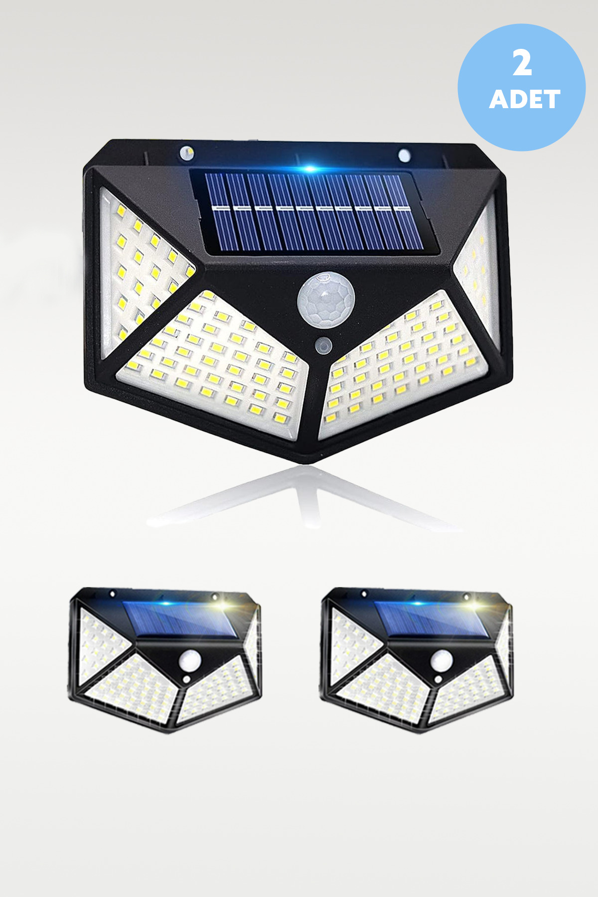 Factorial Site Bahçe Havuz Güneş Enerjili 2li Solar Işıklandırma ...