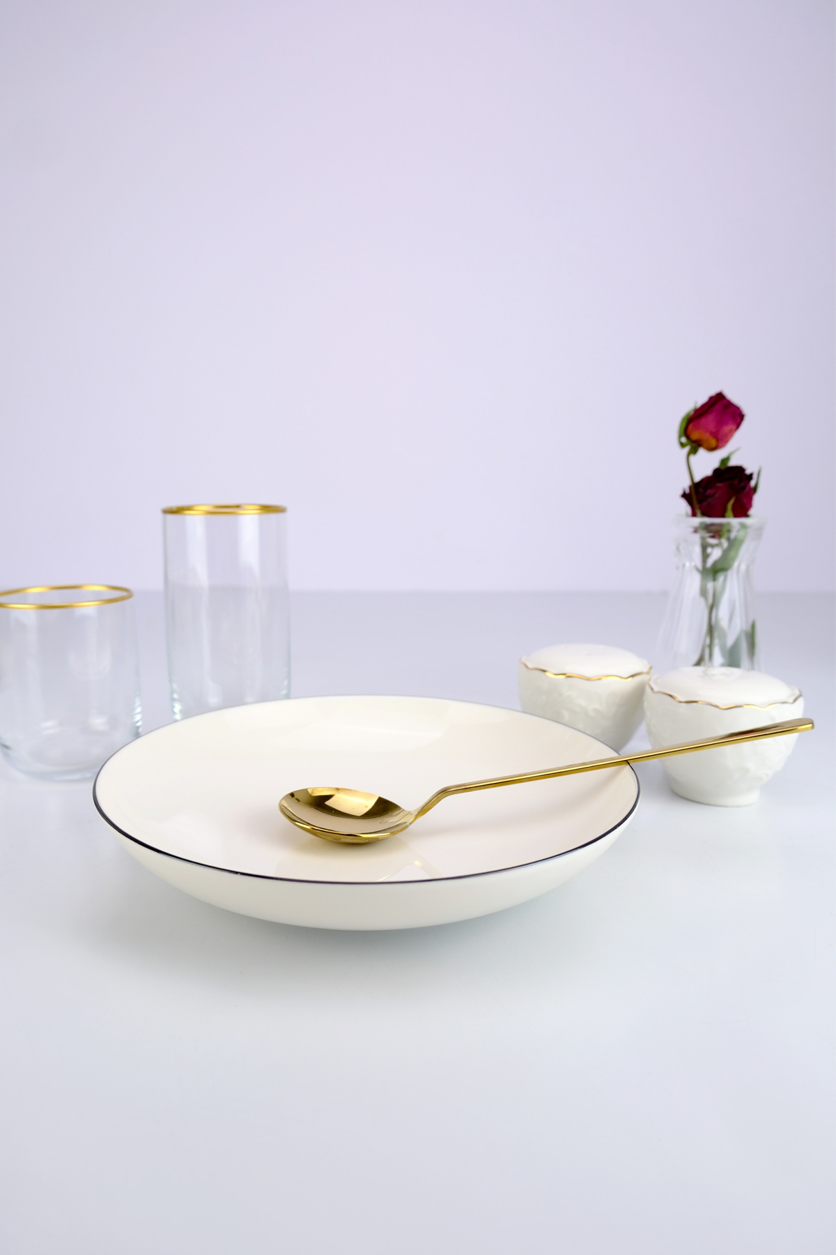 Digithome Lombardino Black Minimalist 20 Cm Porcelain Pit Dinner Plate ...