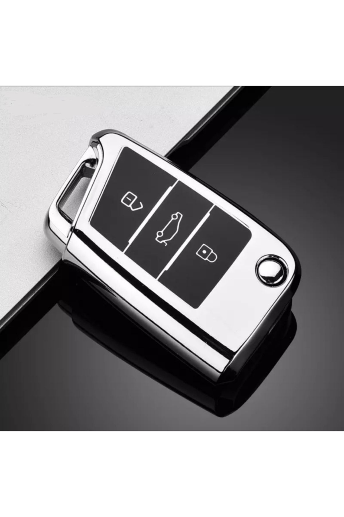 YıldızTuning Skoda Kamiq Parlak Anahtar Kılıfı Gümüş Renk - Fiyatı ...