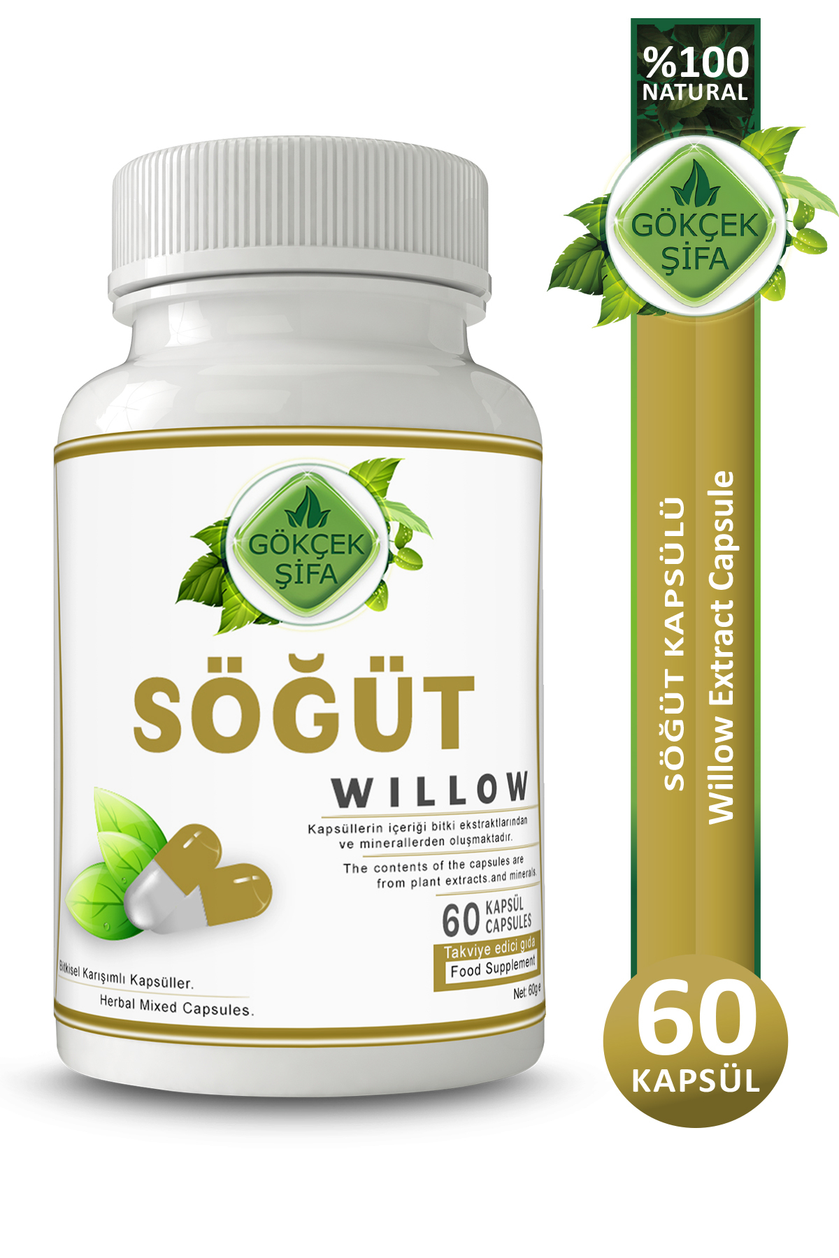 Gökçek Şifa Söğüt Kapsül (WİLLOW CAPSULE) - Fiyatı, Yorumları