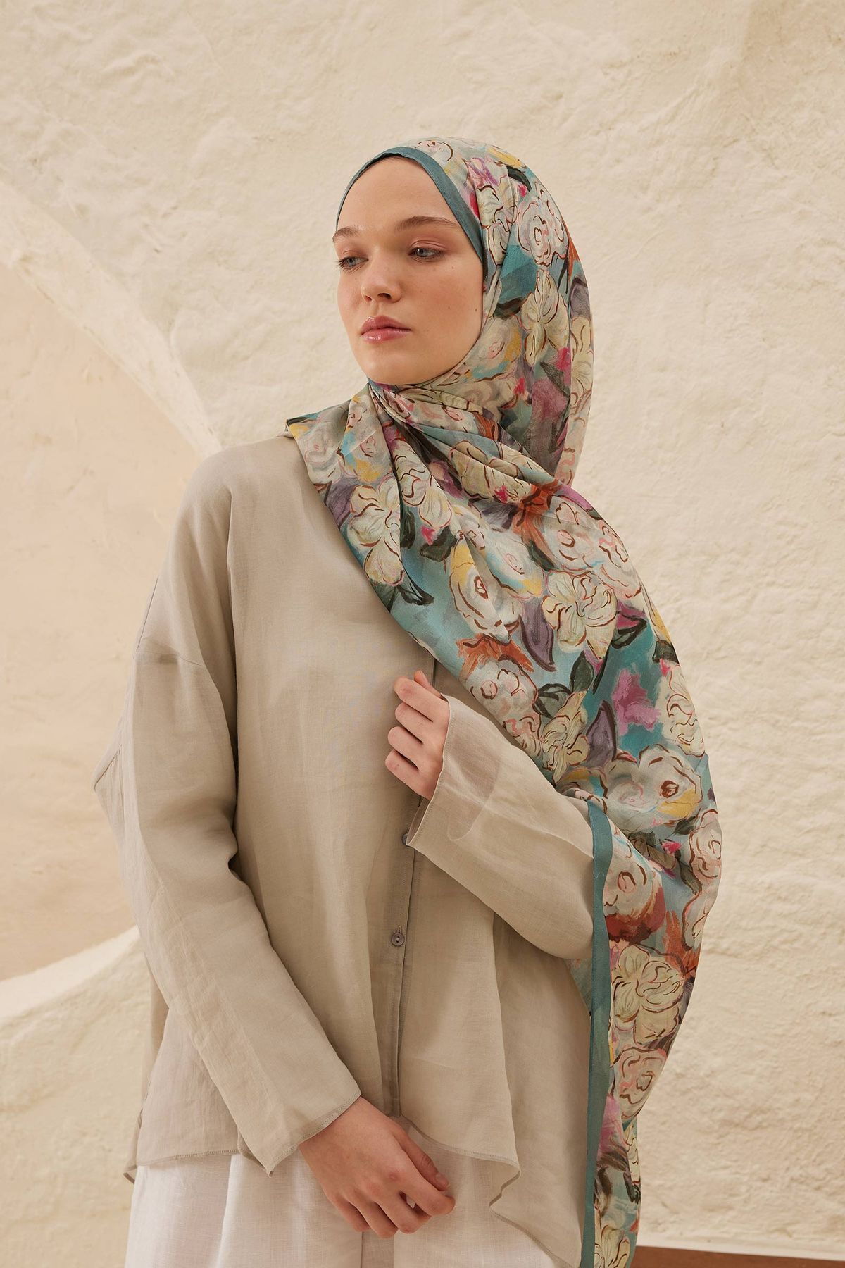 Fresh LİNDA DESEN RAMİ ŞAL İNDİGO Fiyatı, Yorumları - Trendyol