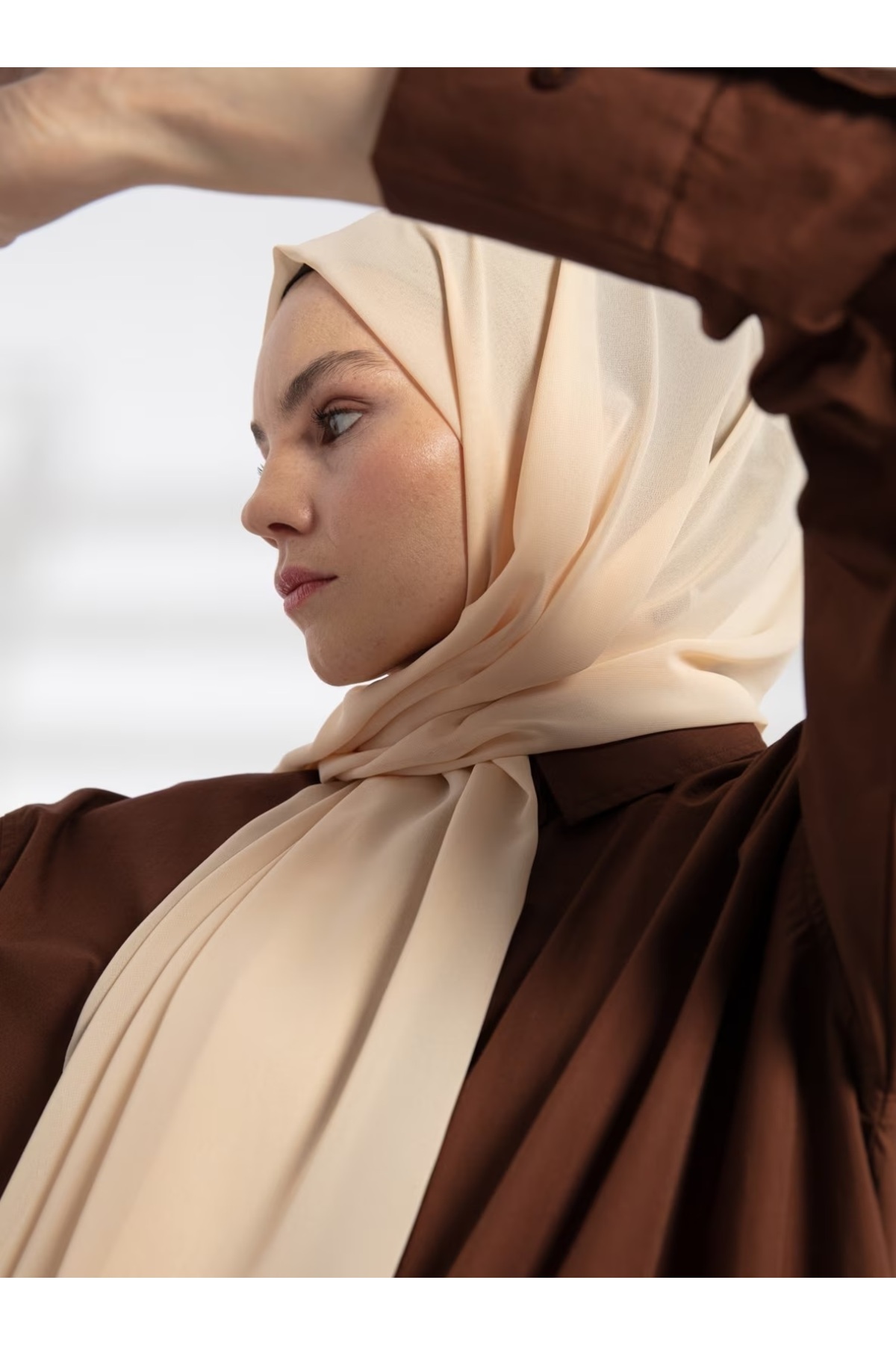 Mec Fashion Şifon Bej Şal Fiyatı, Yorumları - Trendyol