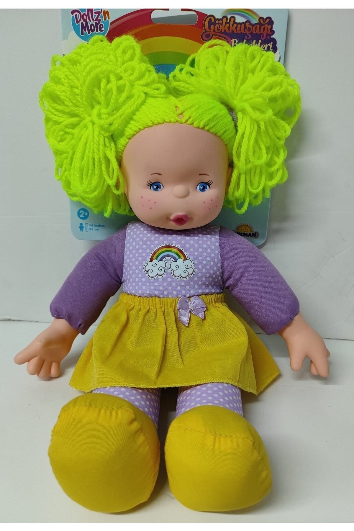 LESRAM Lahana Bebek Gökkuşağı Bebekleri , Dolgu Bebek , Et Bebek 35 Cm ...